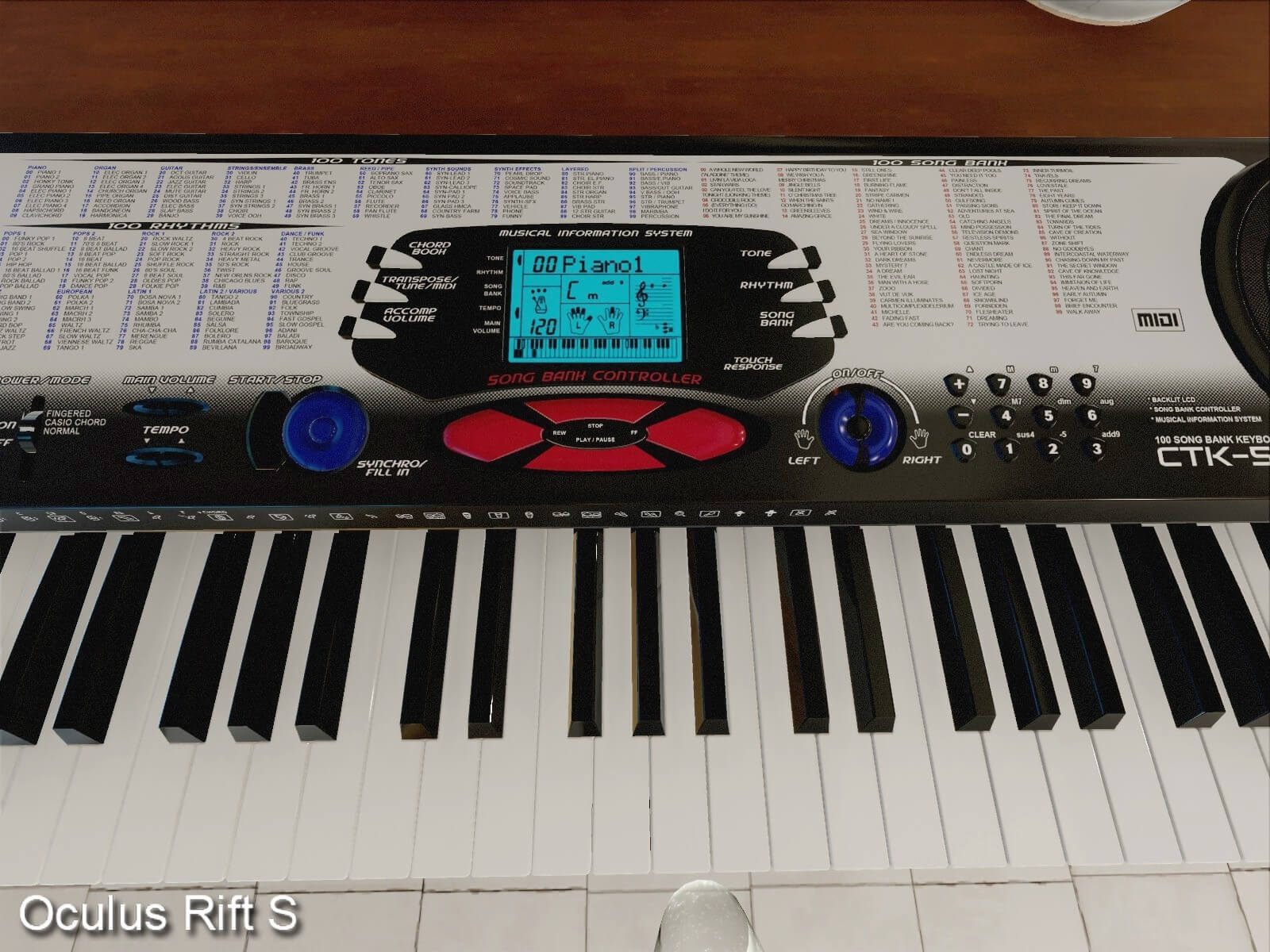 Synthesizer Keyboard - Casio CTK558 3D Model by SpiritSwitchboard