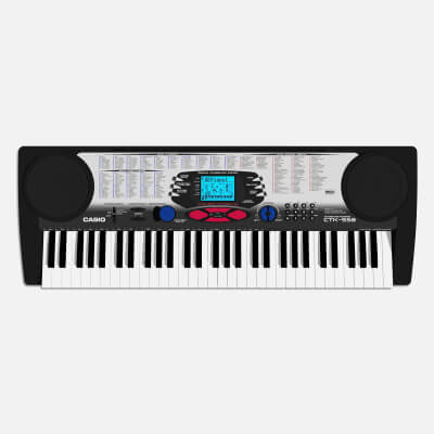 Synthesizer Keyboard - Casio CTK558 3D Model by SpiritSwitchboard