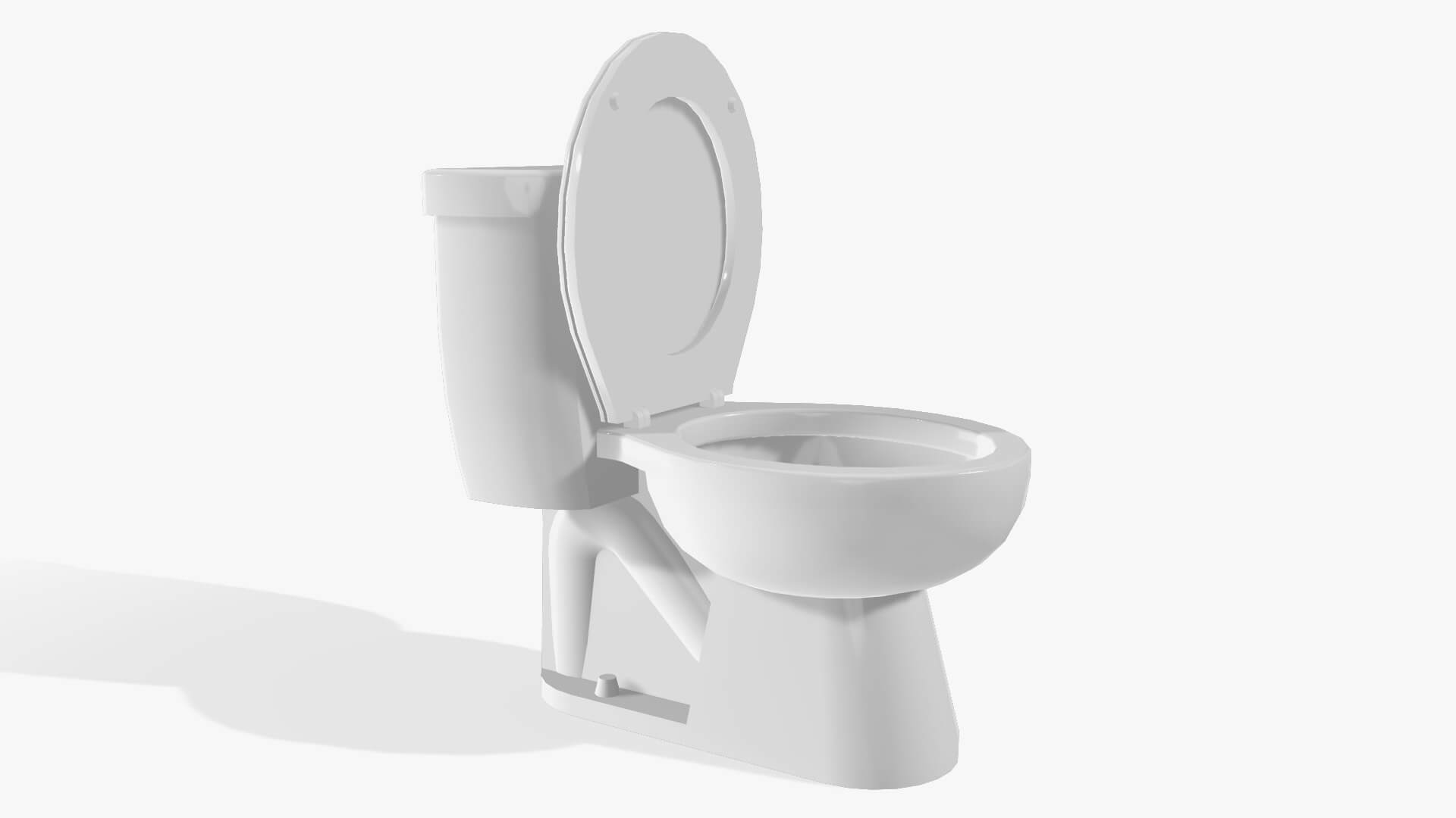 Toilet for Residential or Commercial Interiors - 3D Model by ...