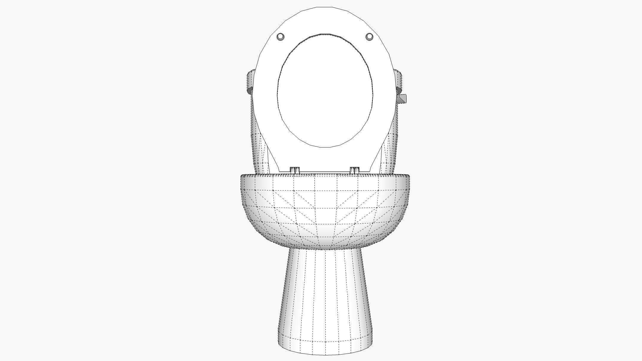 Toilet for Residential or Commercial Interiors - 3D Model by ...