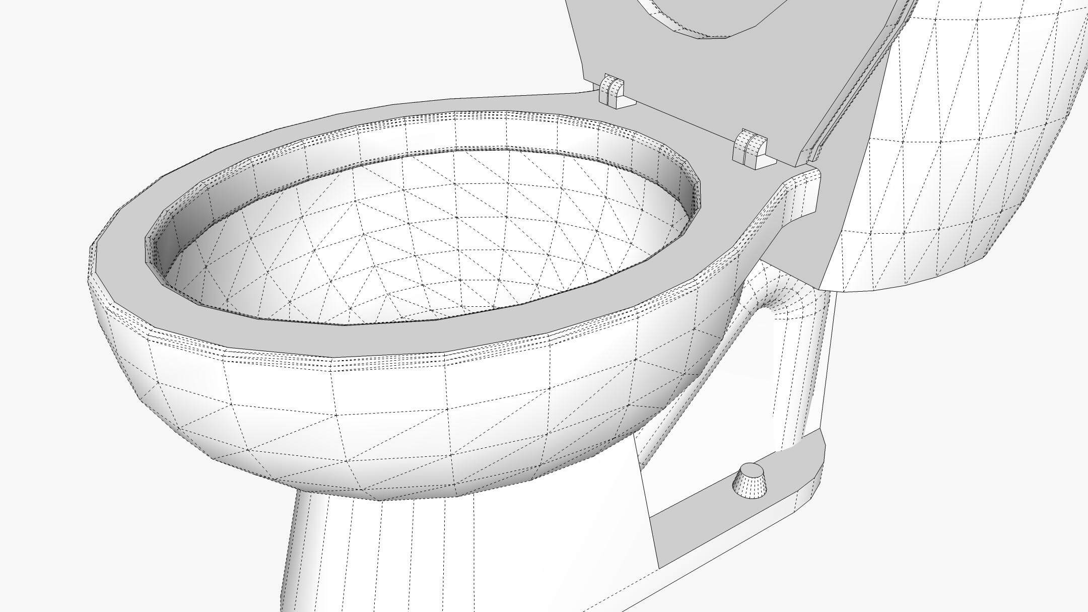 Toilet for Residential or Commercial Interiors - 3D Model by ...