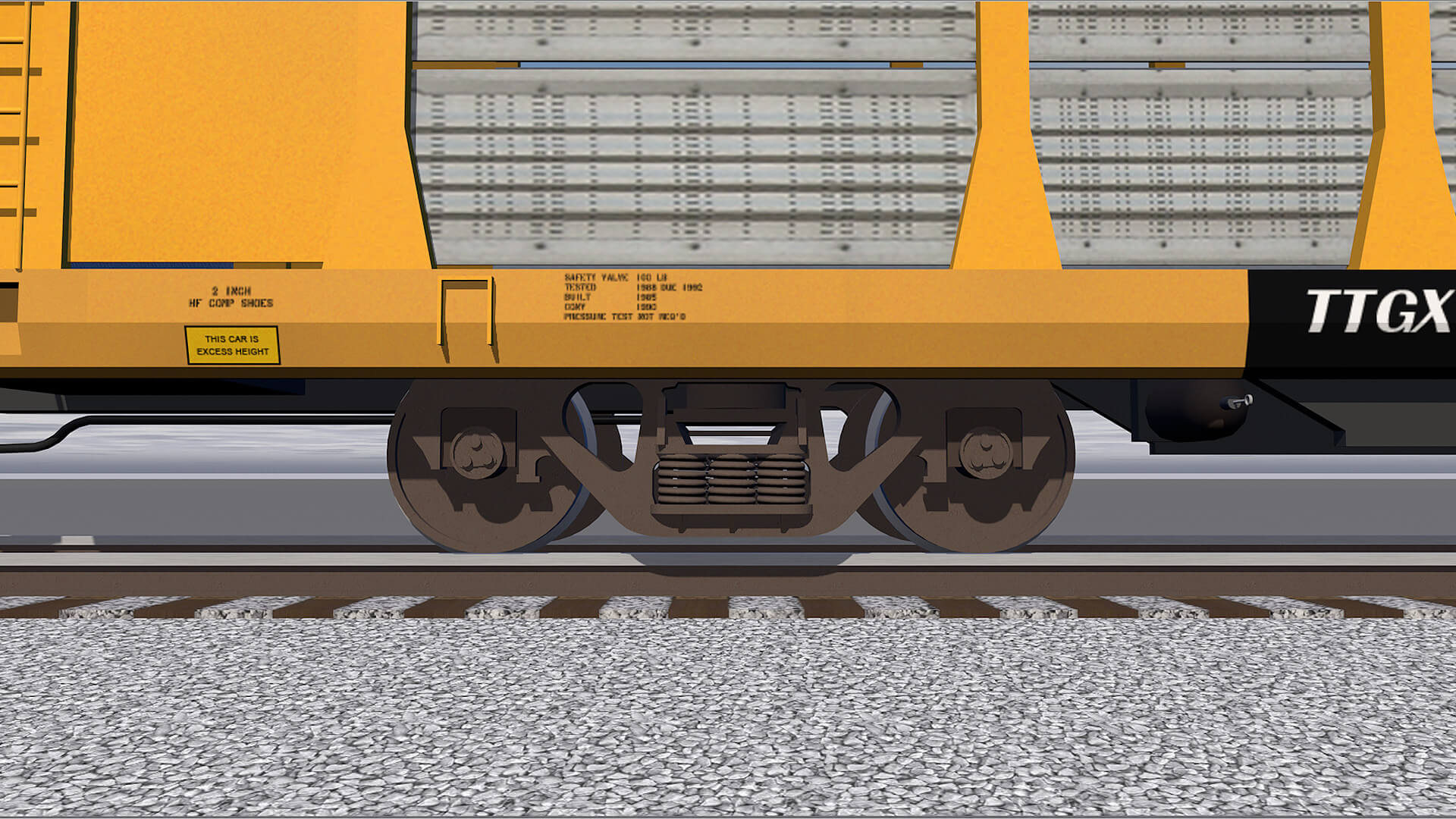 Train Car - Chessie System Autorack - Car Carrier 3D Model by ...