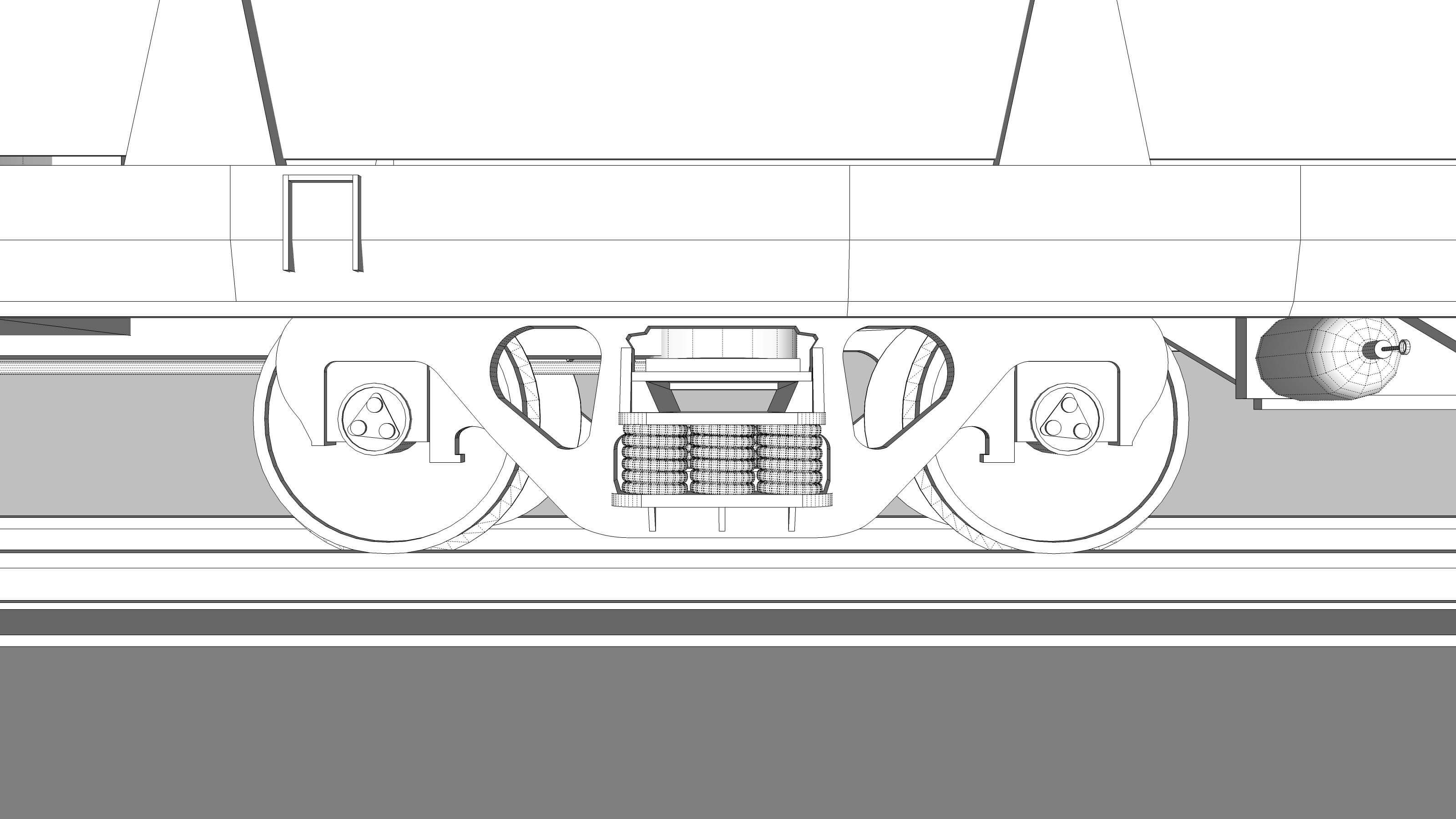 Train Car - Chessie System Autorack - Car Carrier 3D Model by ...