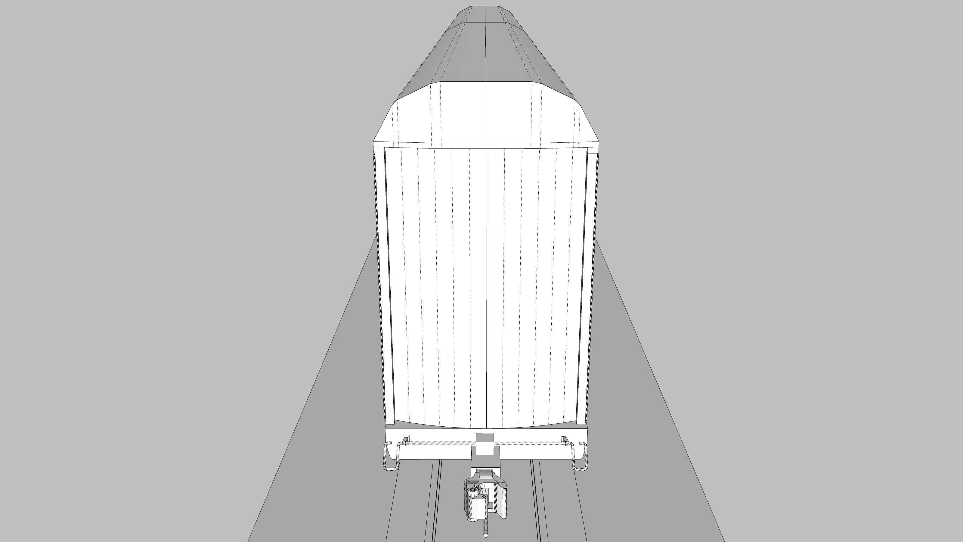 Train Car - Conrail Autorack - Car Carrier 3D Model by SpiritSwitchboard
