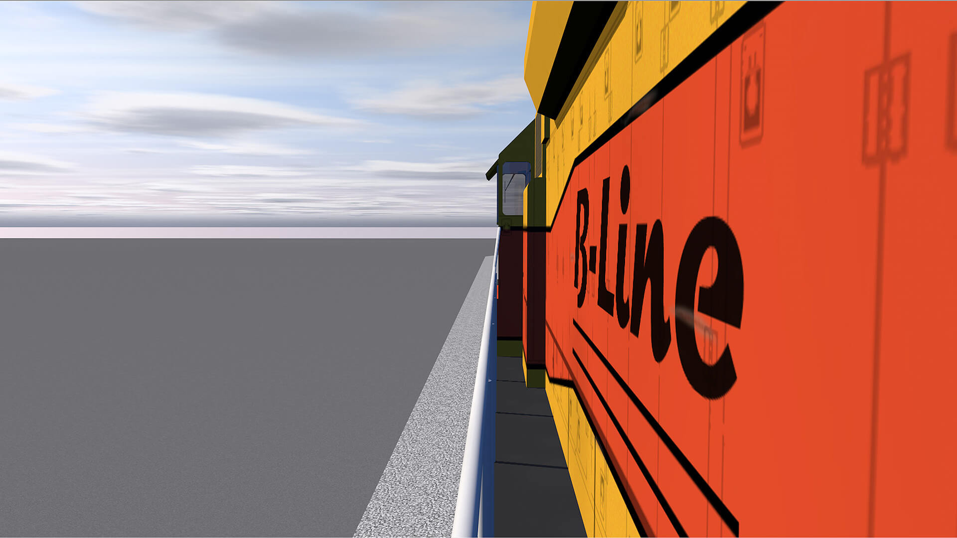 Train Engine - EMD GP38 3D Model by SpiritSwitchboard