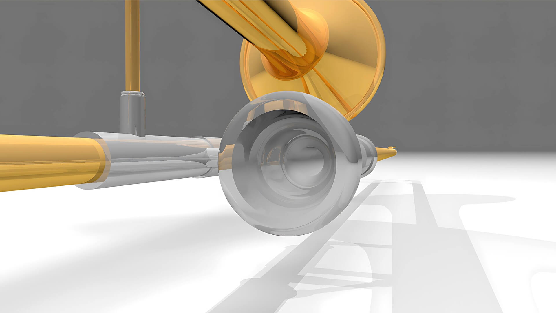Trombone - Brass Horn Musical Instrument 3D Model by SpiritSwitchboard