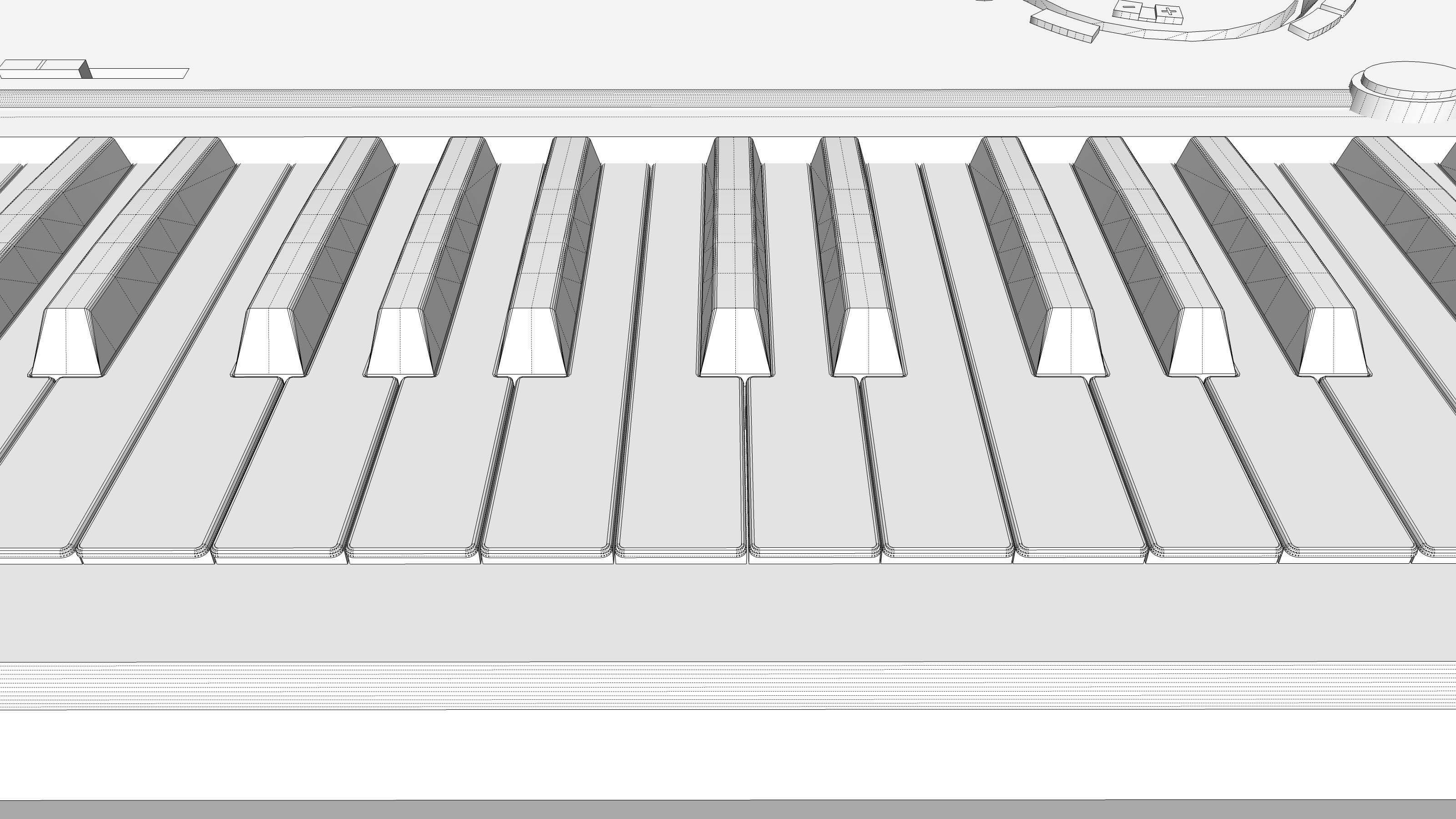 Workstation Keyboard - Yamaha PSR-180 3D Model by SpiritSwitchboard