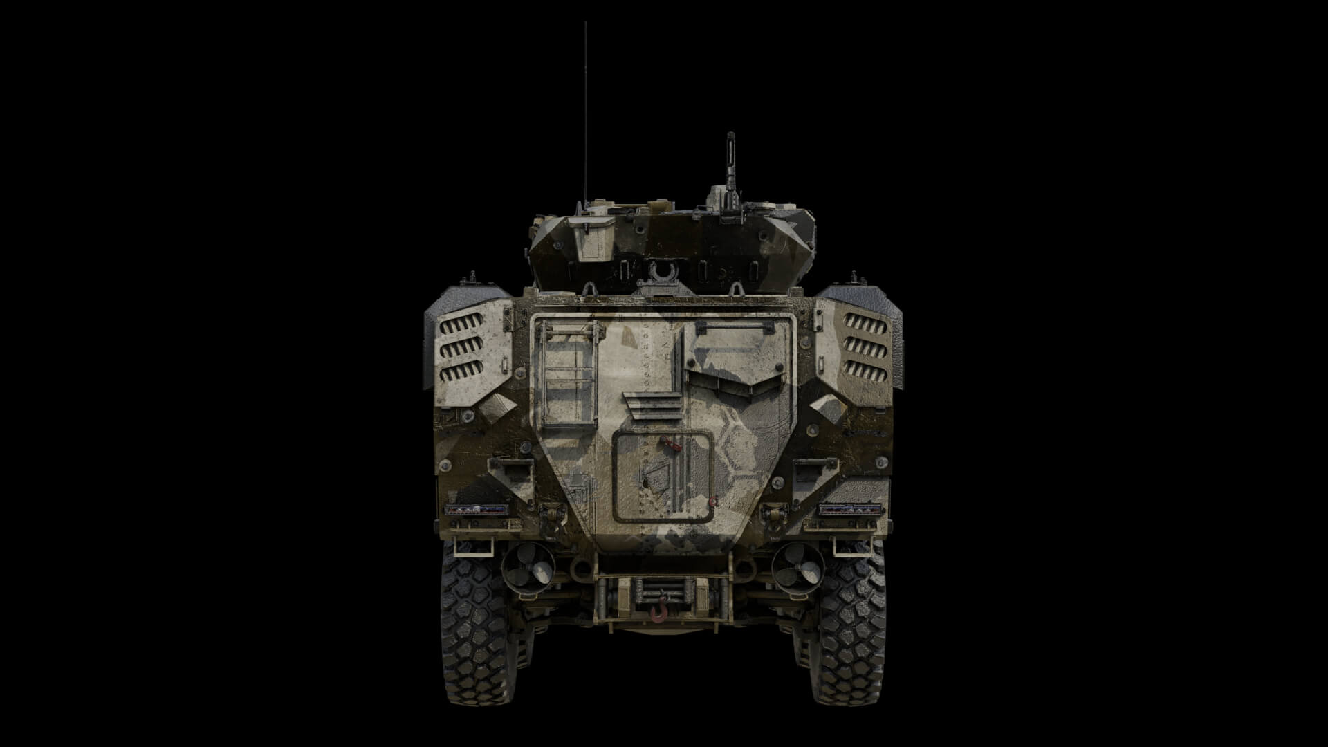 APC Tank - Armored Personnel Carrier 3D Model by Spunky 3D