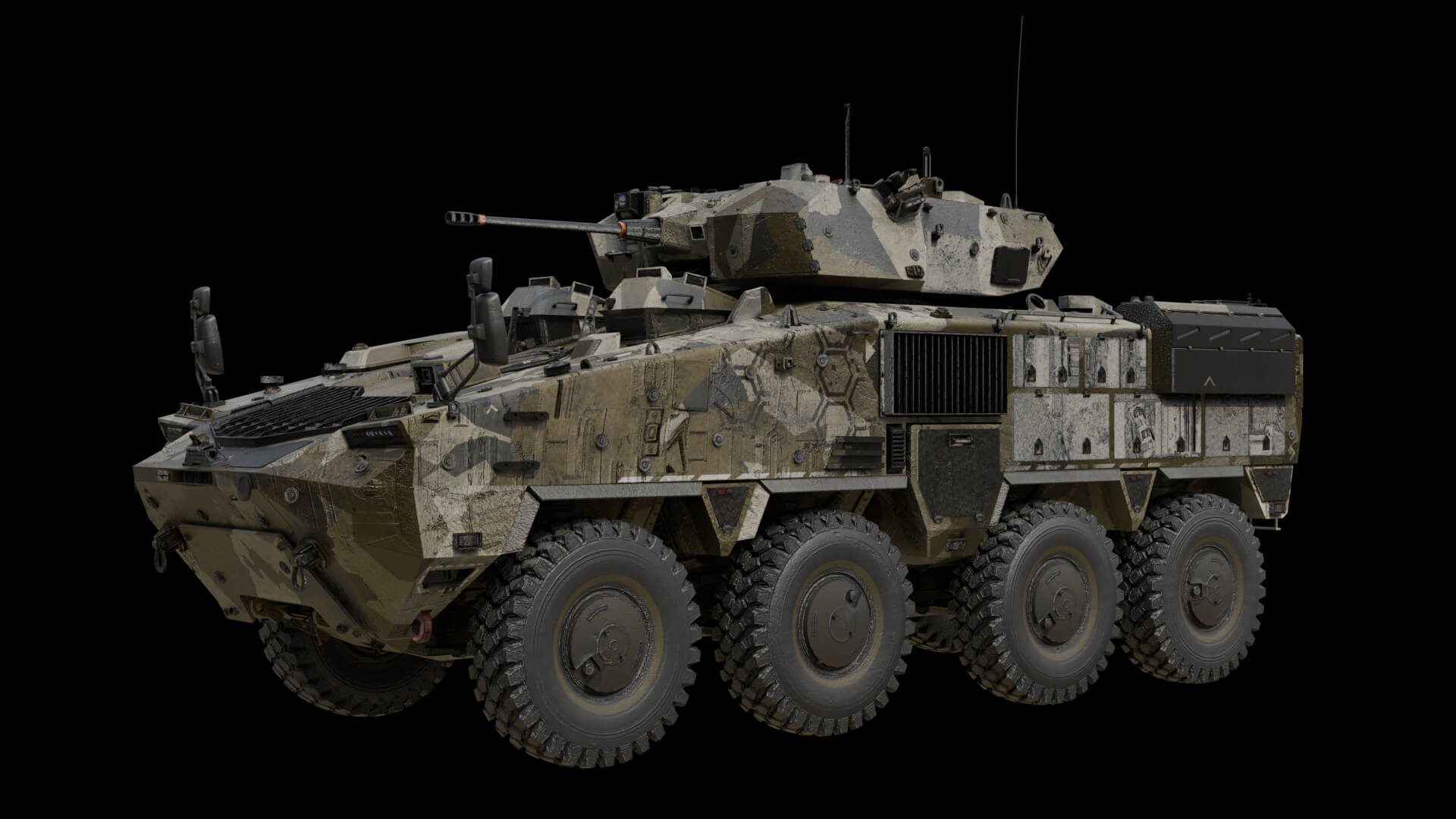 APC Tank - Armored Personnel Carrier 3D Model by Spunky 3D