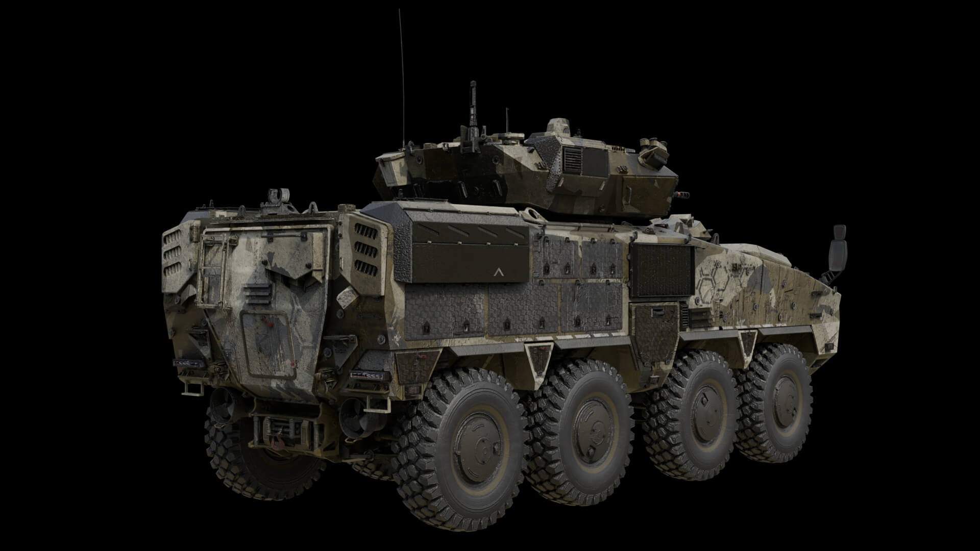 APC Tank - Armored Personnel Carrier 3D Model by Spunky 3D