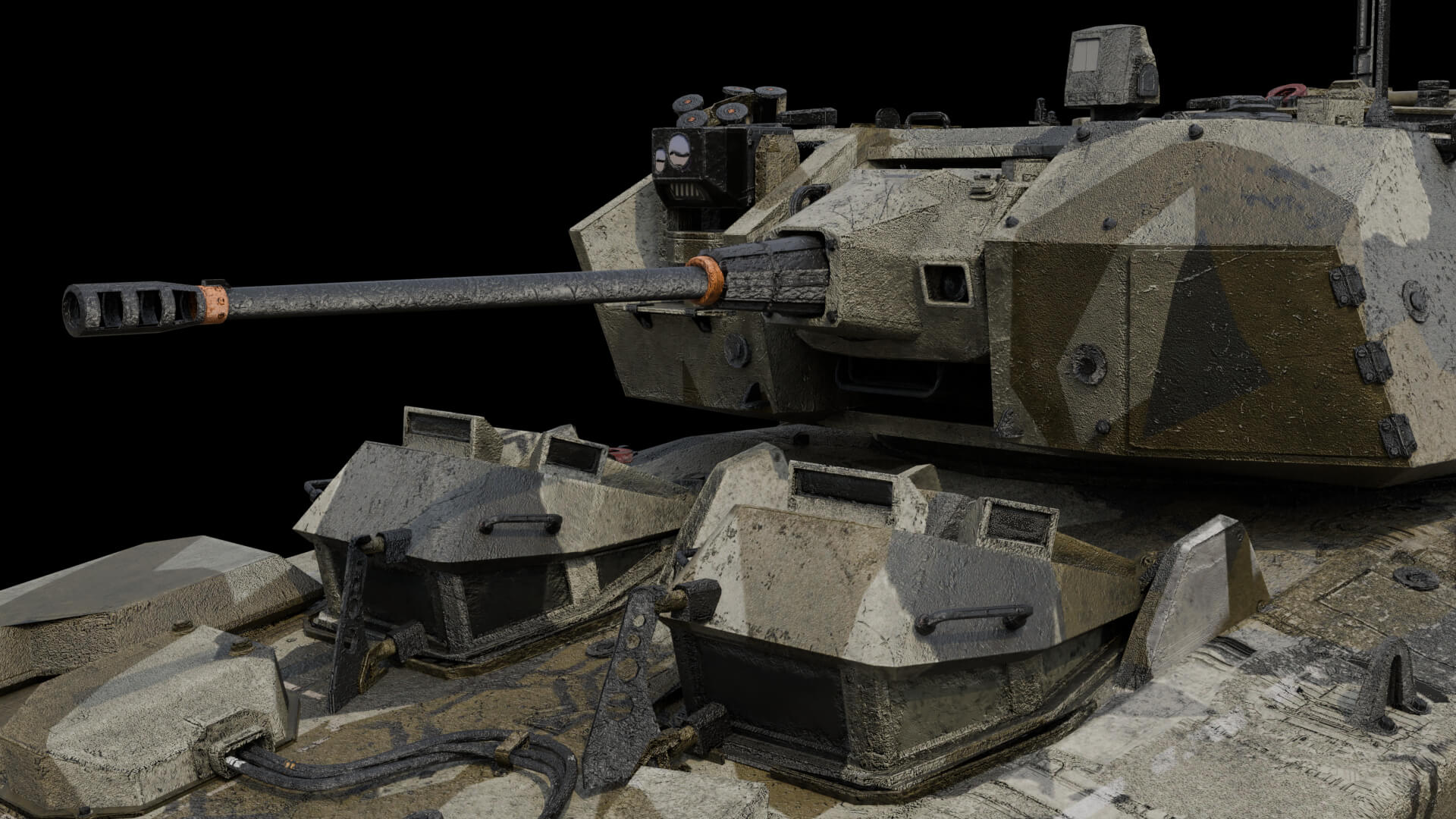 APC Tank - Armored Personnel Carrier 3D Model by Spunky 3D