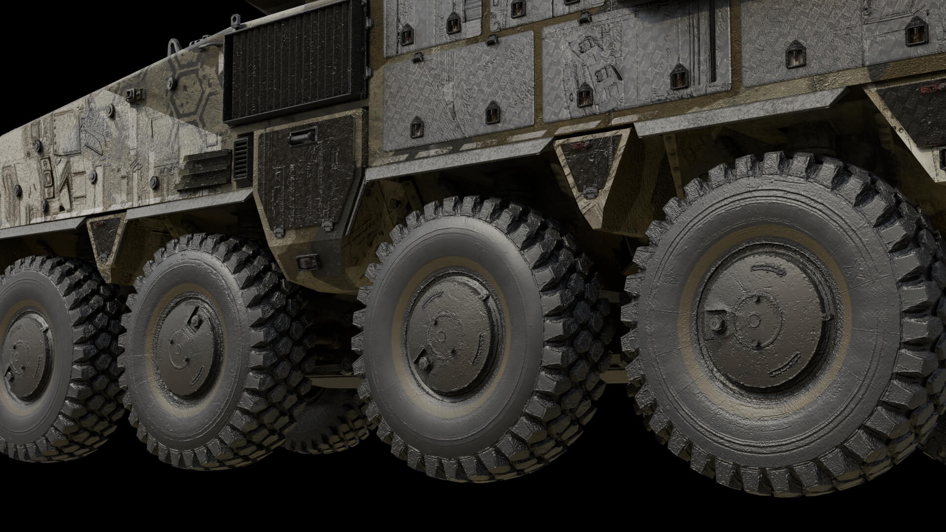 APC Tank - Armored Personnel Carrier 3D Model by Spunky 3D