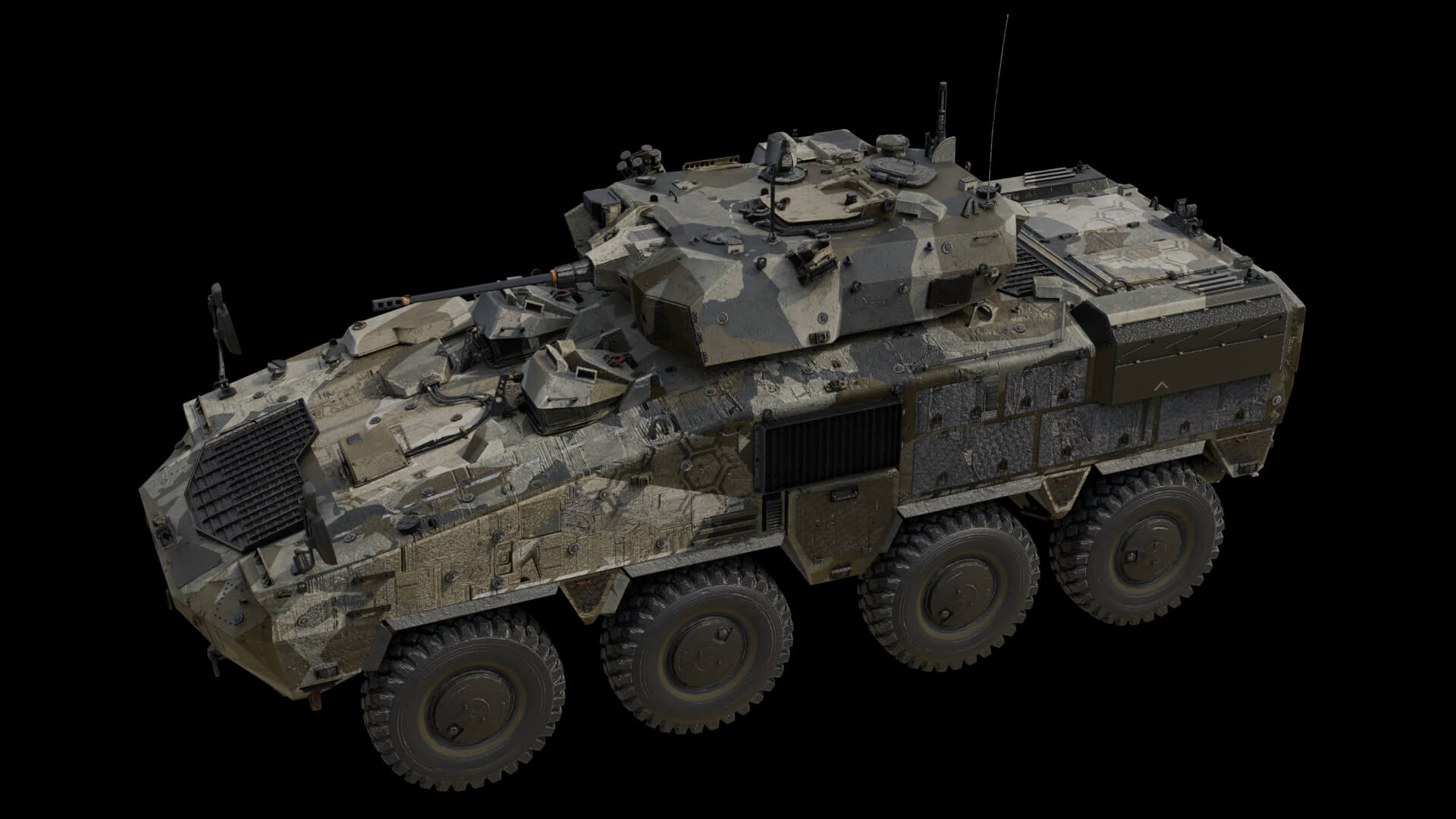 APC Tank - Armored Personnel Carrier 3D Model by Spunky 3D