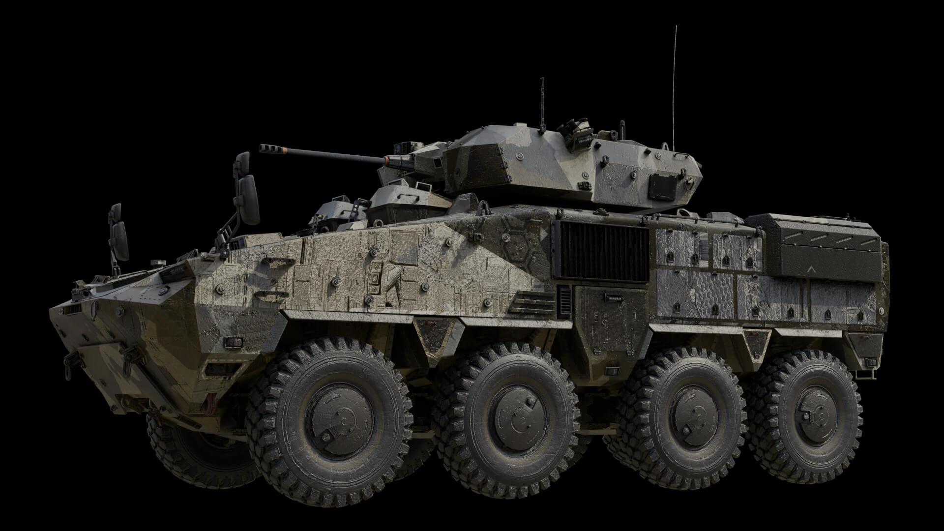 APC Tank - Armored Personnel Carrier 3D Model by Spunky 3D