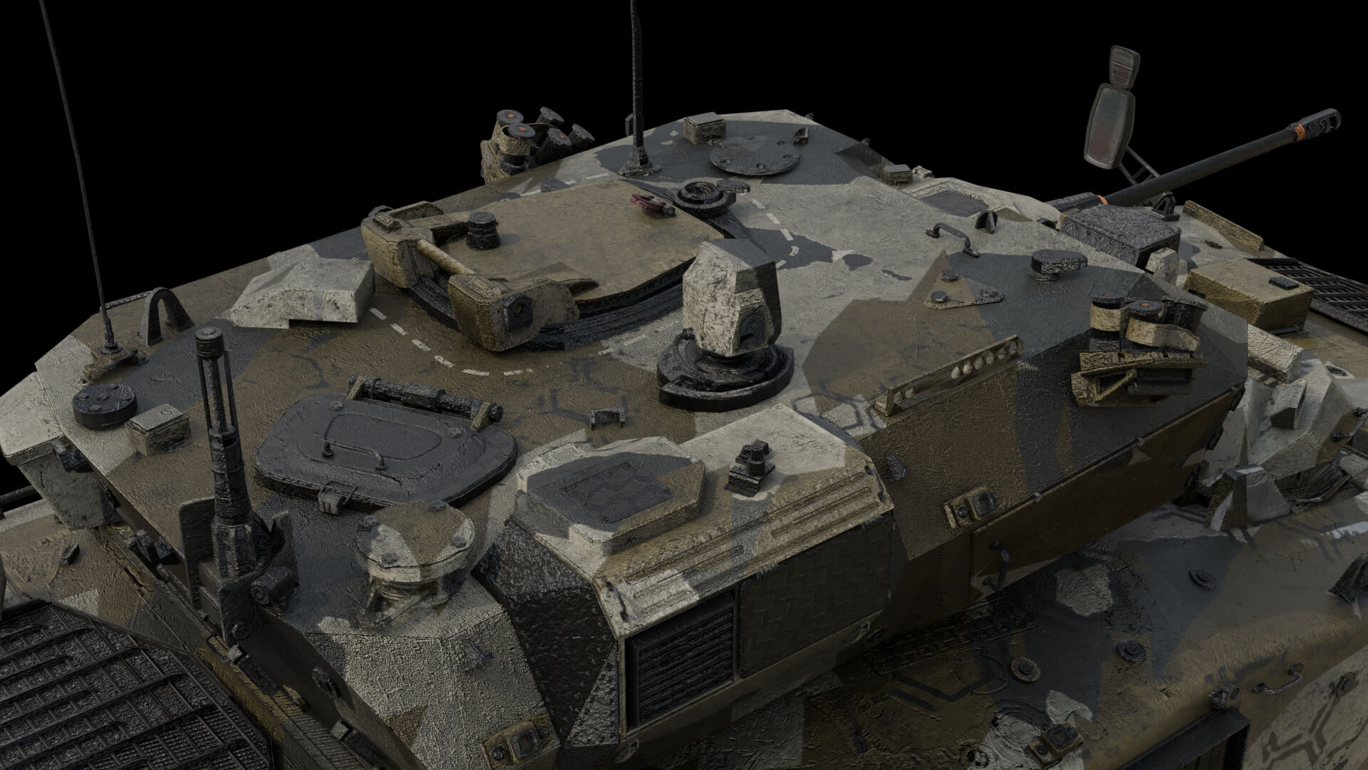 APC Tank - Armored Personnel Carrier 3D Model by Spunky 3D