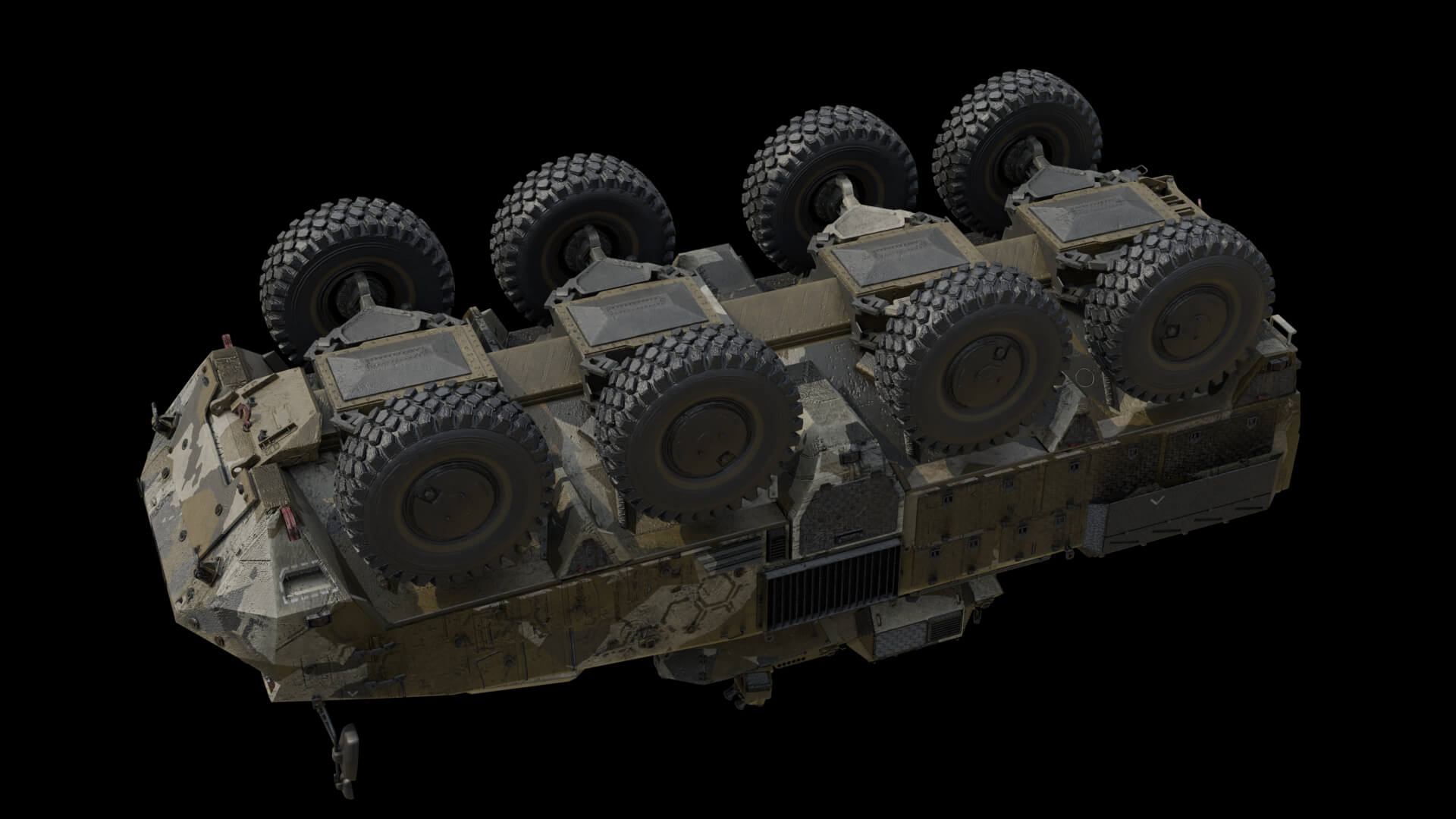 APC Tank - Armored Personnel Carrier 3D Model by Spunky 3D