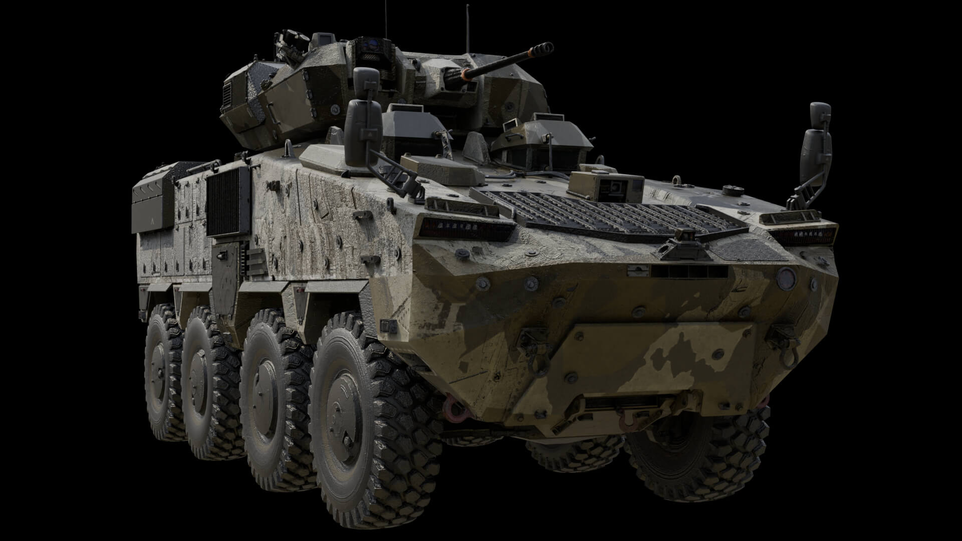 APC Tank - Armored Personnel Carrier 3D Model by Spunky 3D