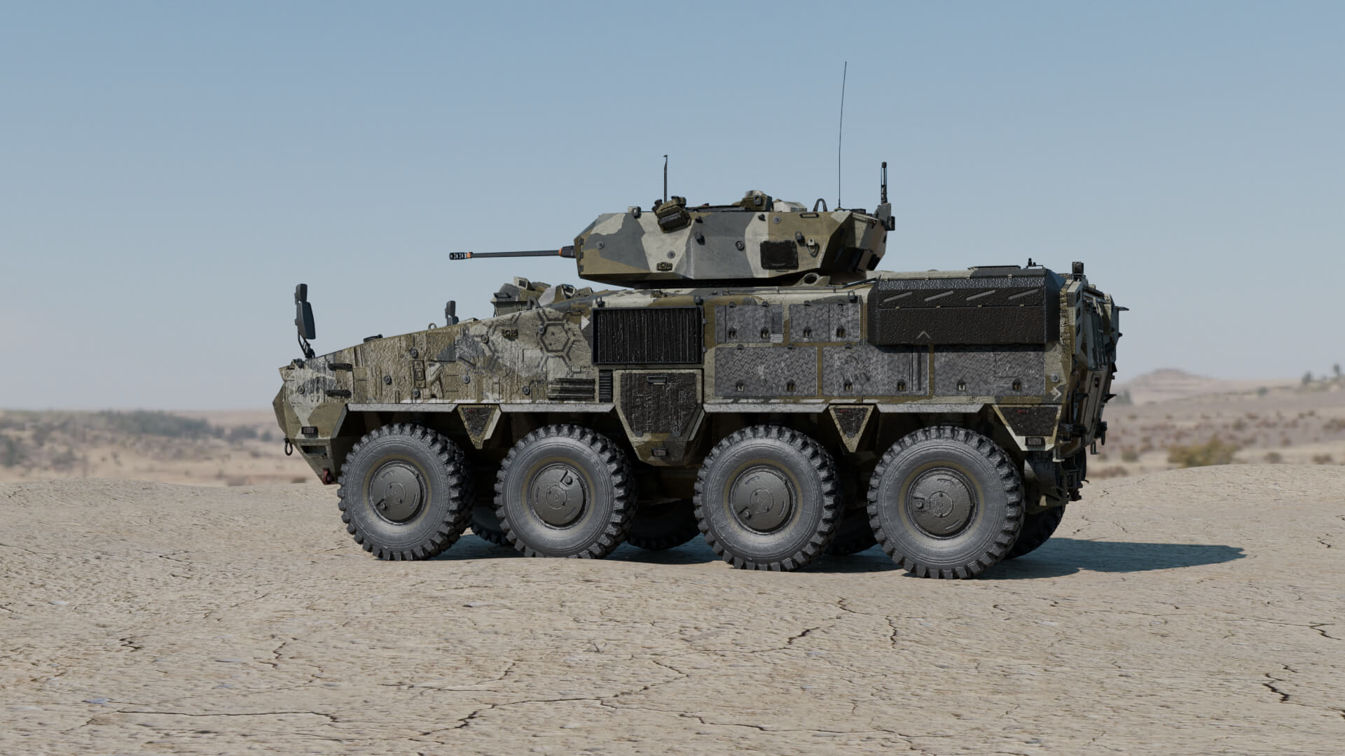 APC Tank - Armored Personnel Carrier 3D Model by Spunky 3D