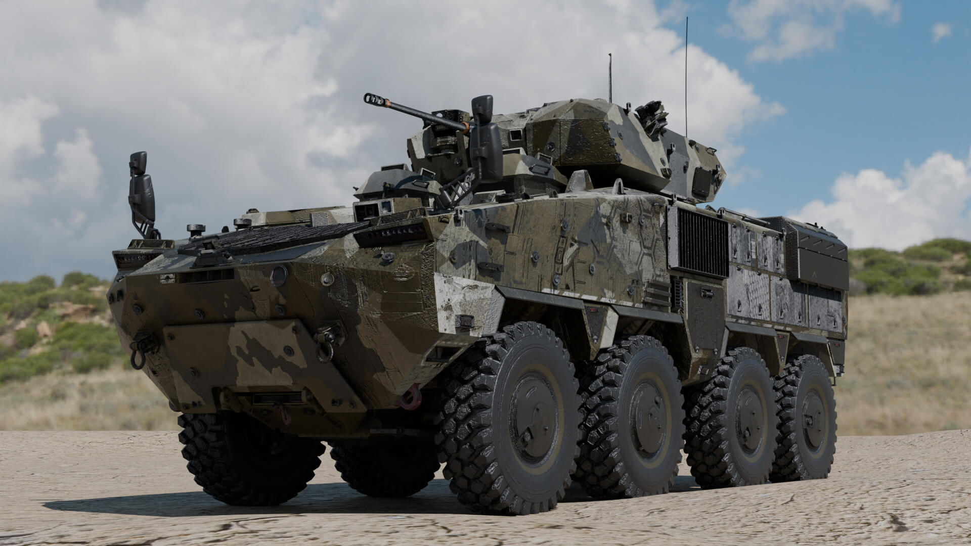 APC Tank - Armored Personnel Carrier 3D Model by Spunky 3D