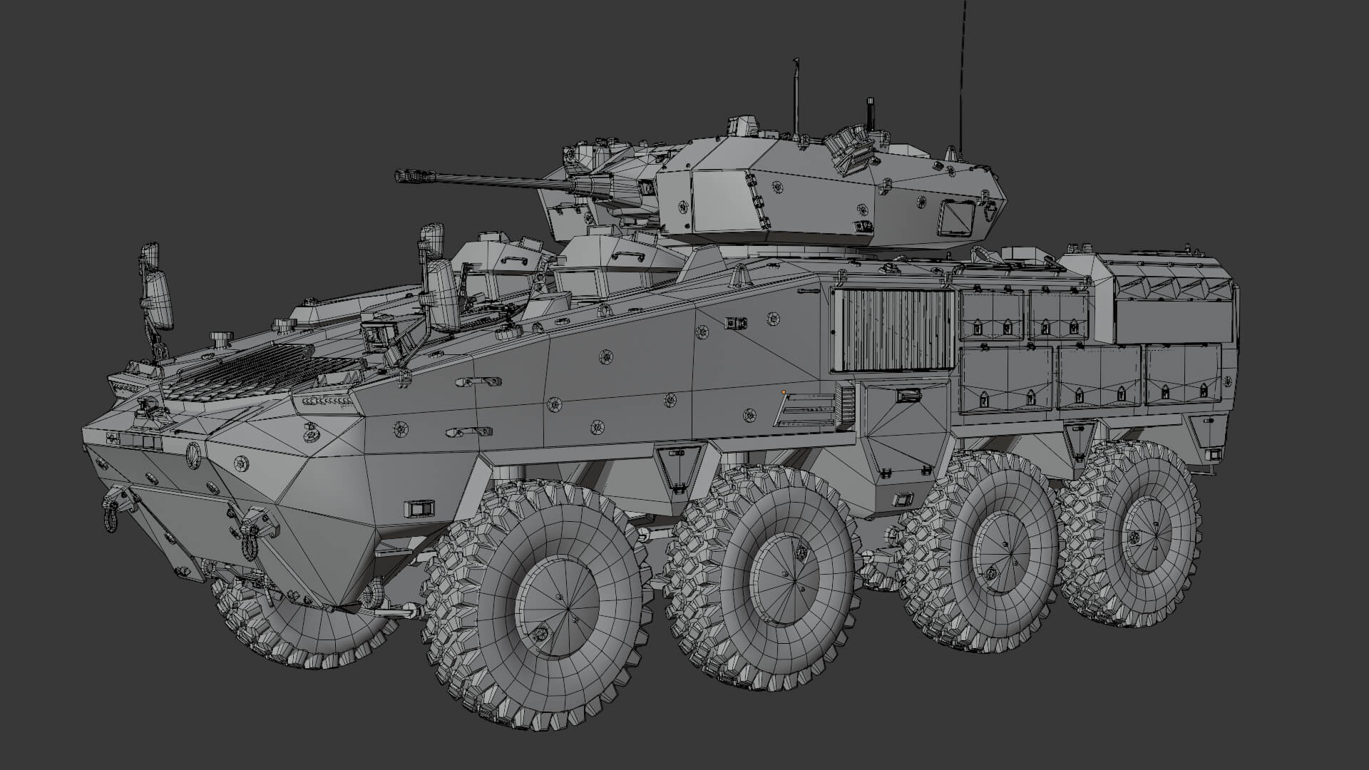 APC Tank - Armored Personnel Carrier 3D Model by Spunky 3D