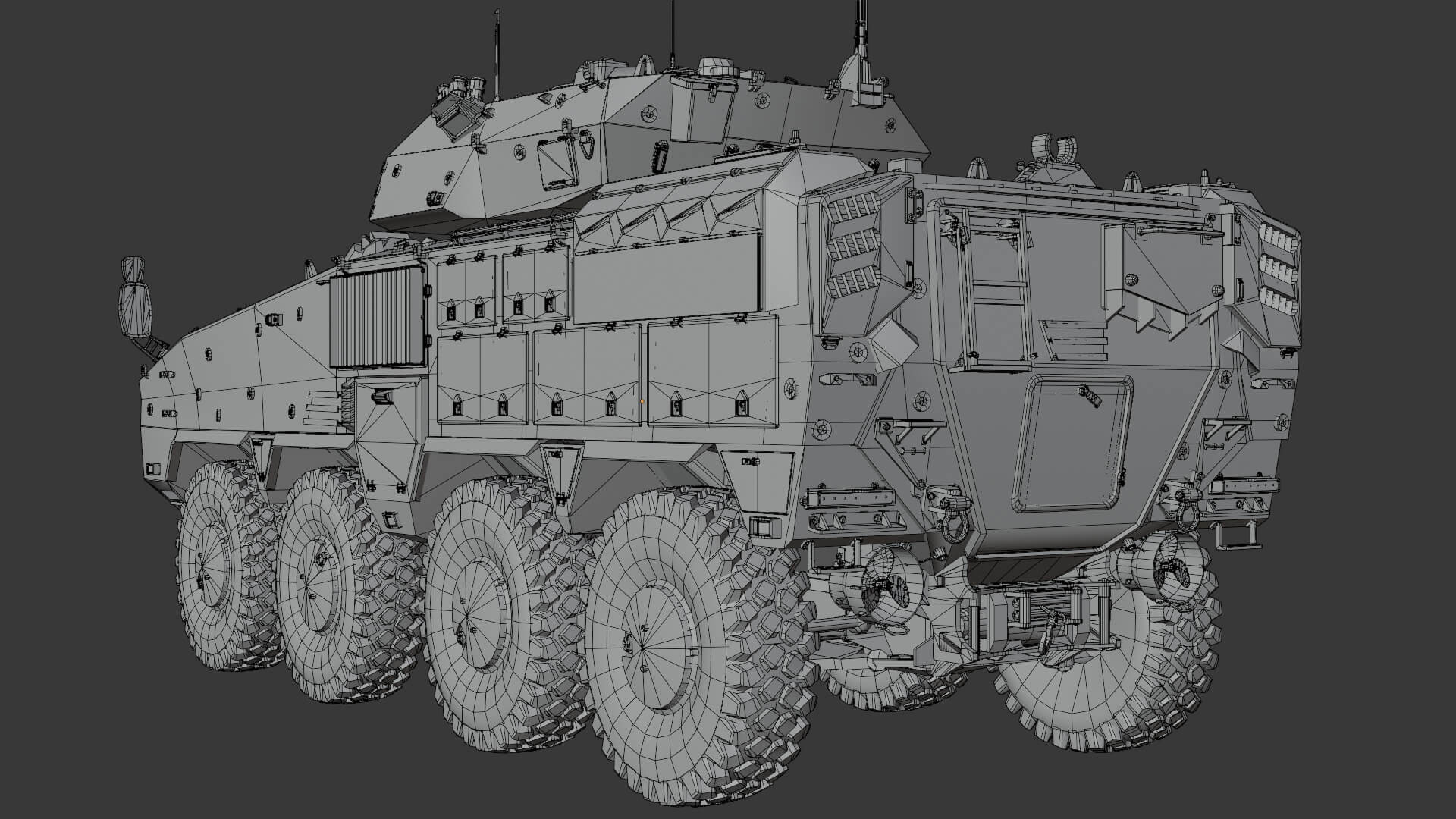 APC Tank - Armored Personnel Carrier 3D Model by Spunky 3D