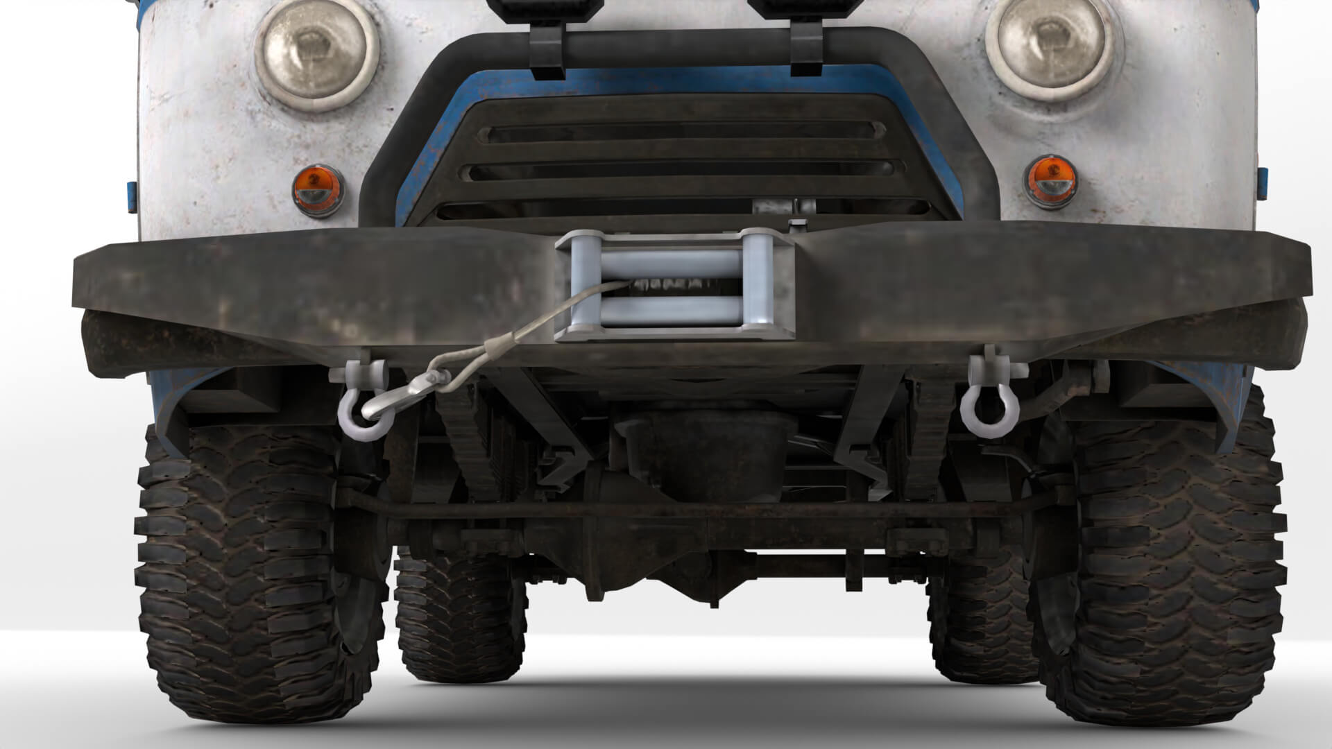 Classic Soviet Off-Road Van 3D Model by Spunky 3D