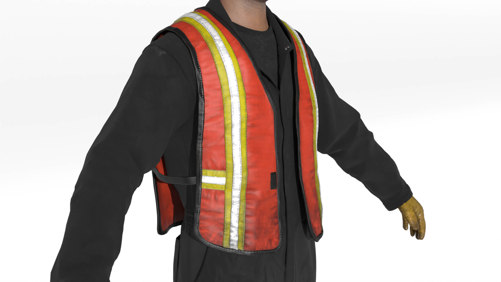 Construction Worker 3D Model – Rigged by Spunky 3D