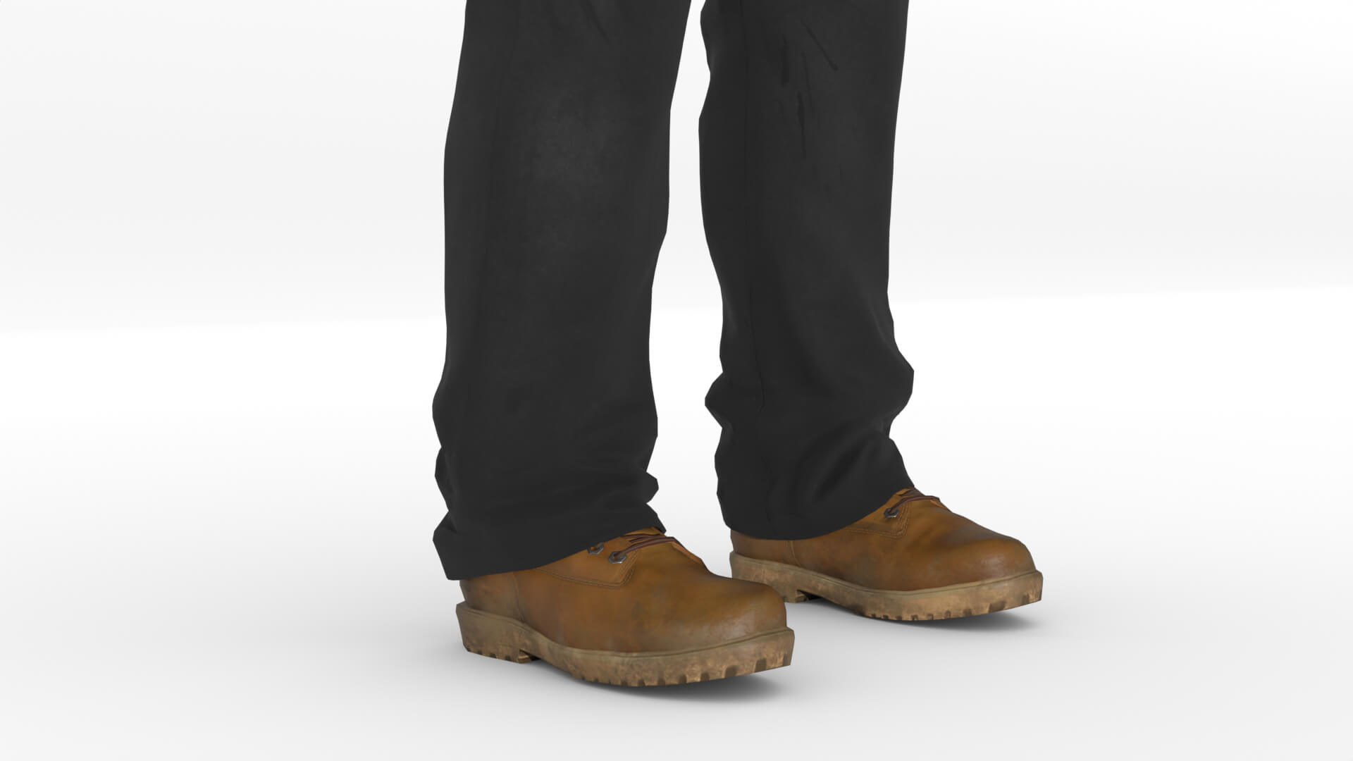 Construction Worker 3D Model – Rigged by Spunky 3D