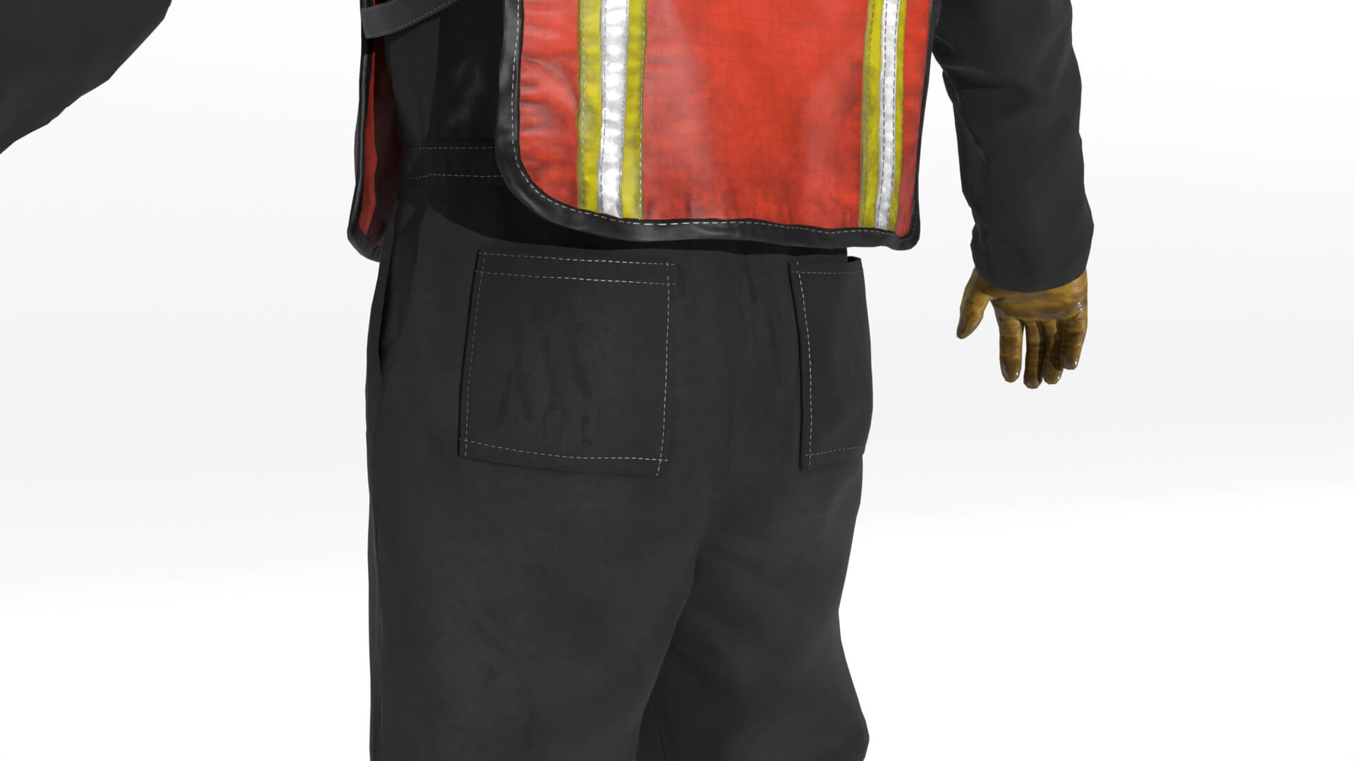 Construction Worker 3D Model – Rigged by Spunky 3D