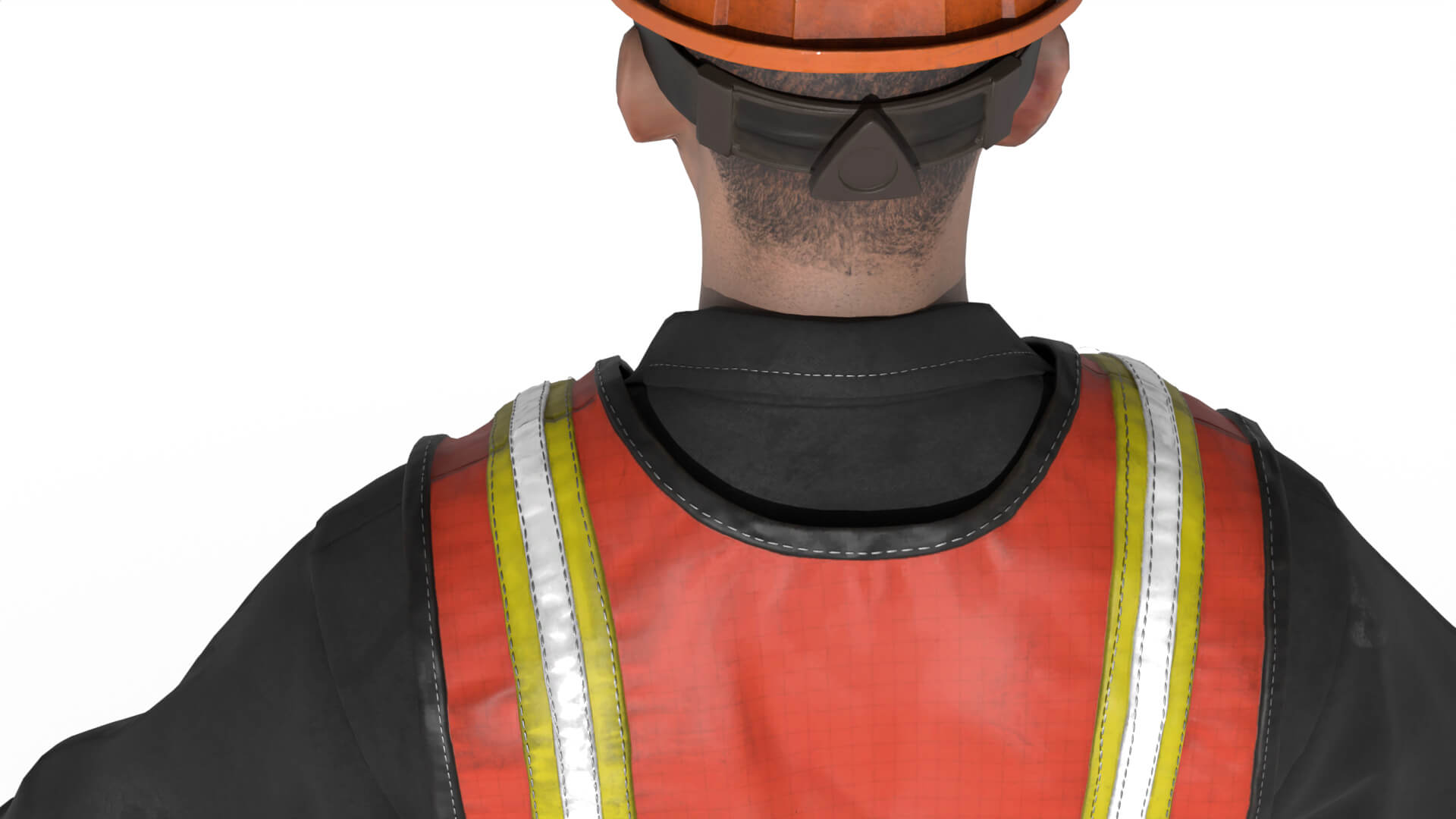 Construction Worker 3D Model – Rigged by Spunky 3D