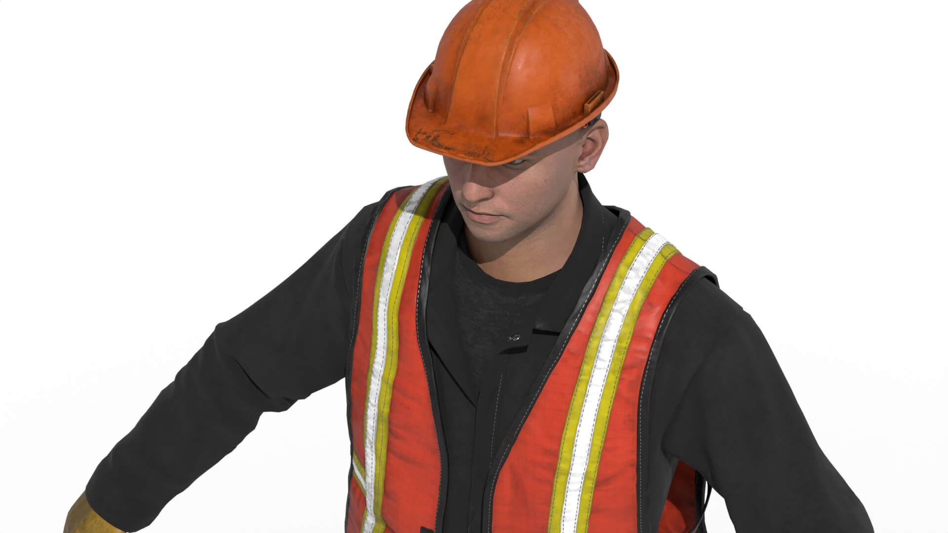 Construction Worker 3D Model – Rigged by Spunky 3D