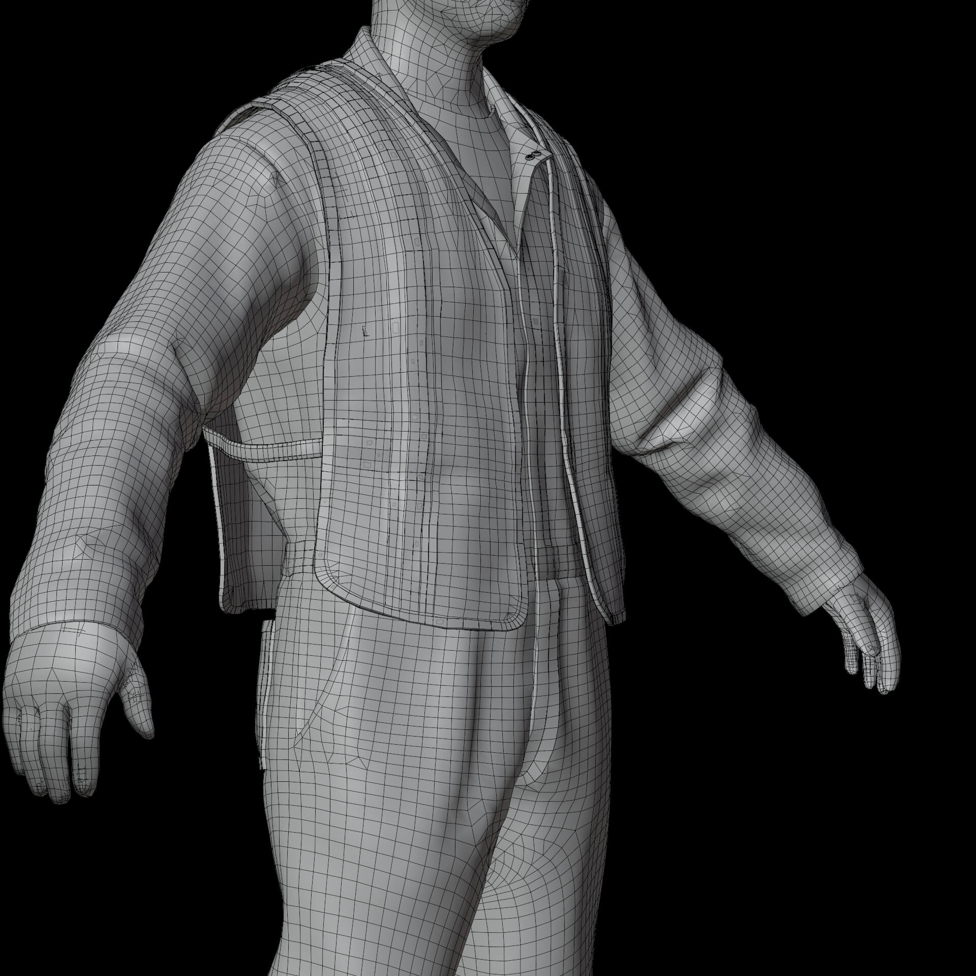 Construction Worker 3D Model – Rigged by Spunky 3D