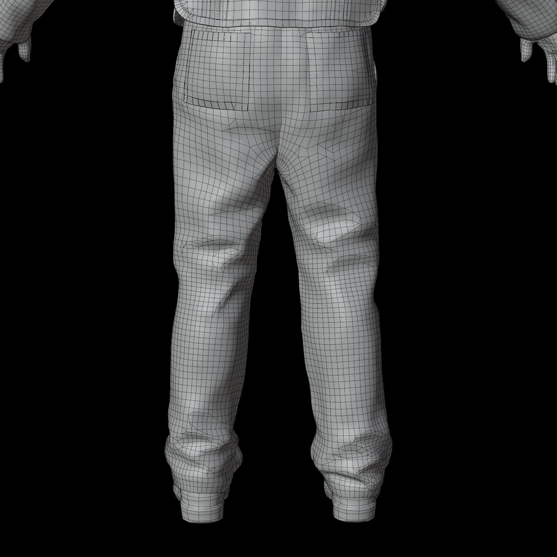 Construction Worker 3D Model – Rigged by Spunky 3D