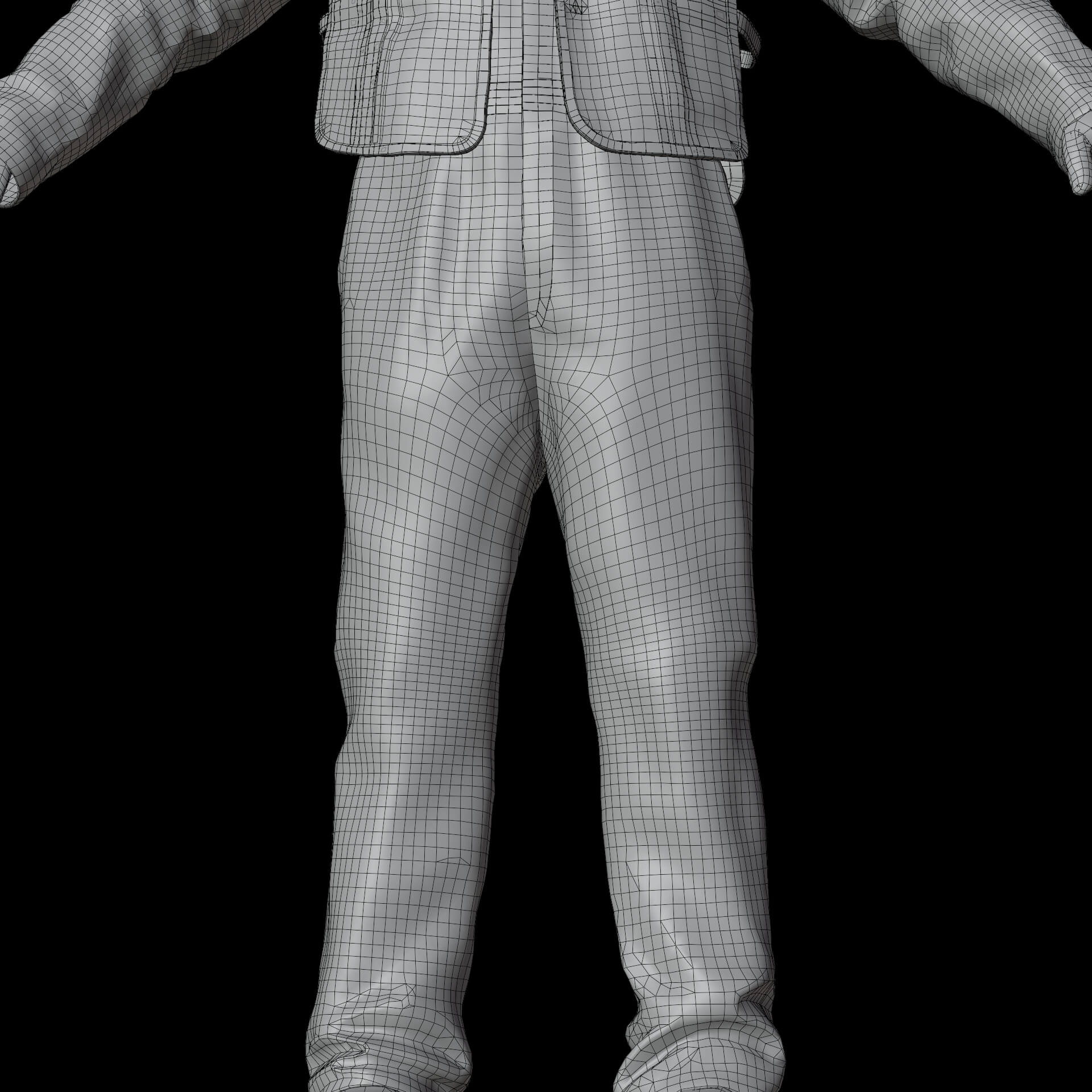 Construction Worker 3D Model – Rigged by Spunky 3D