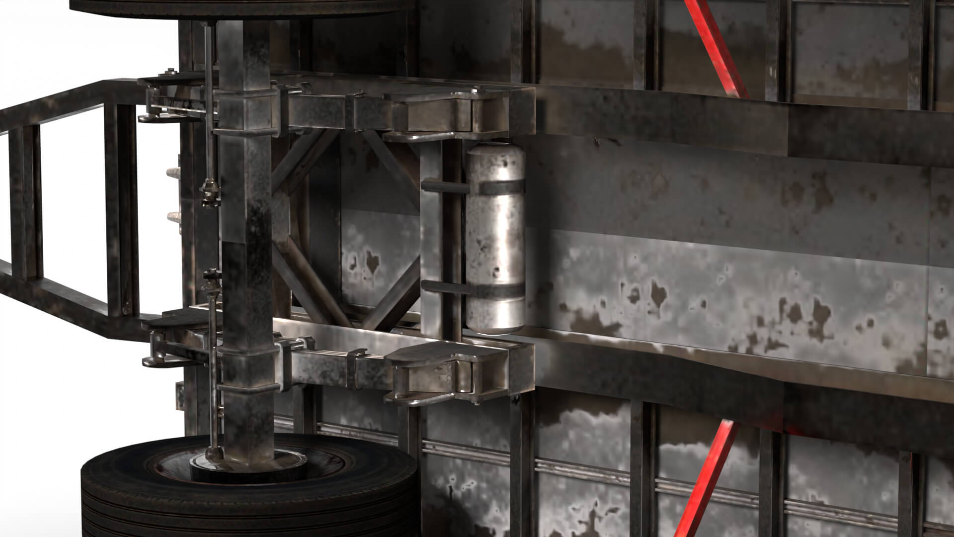 Farm Trailer - 3D Model by Spunky 3D