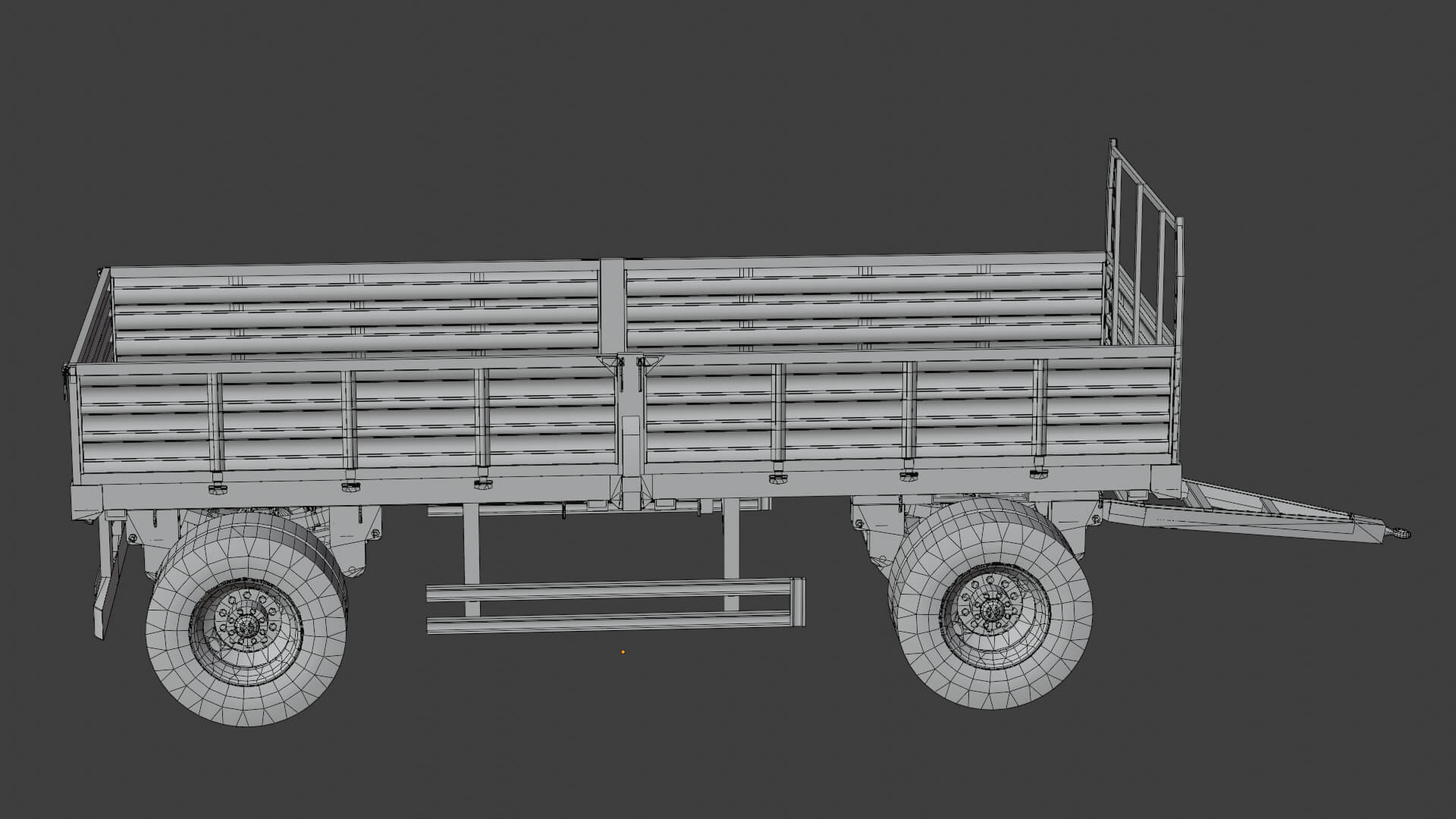 Farm Trailer - 3D Model by Spunky 3D