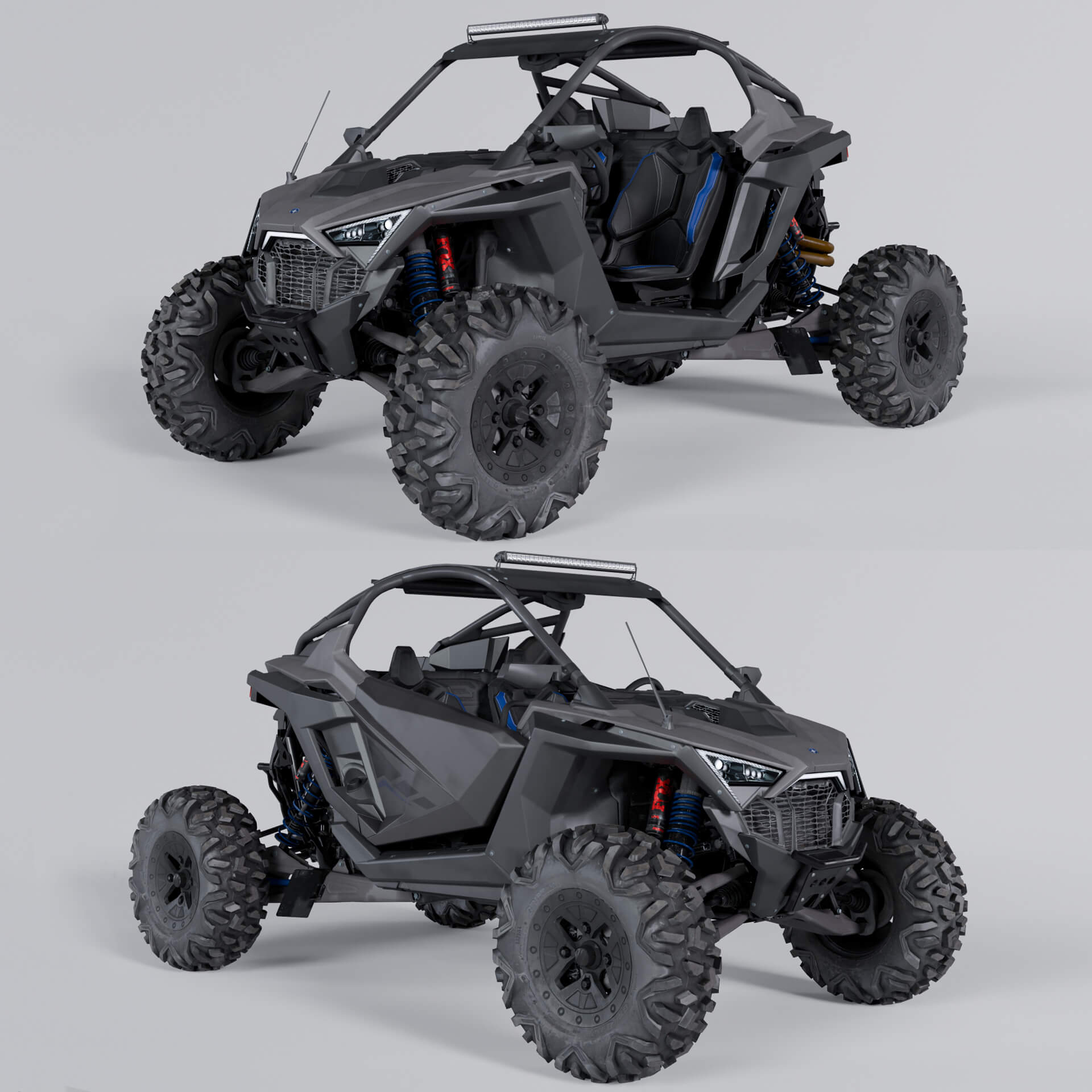 Polaris Rzr - Adventure Vehicle 3D Model by Spunky 3D