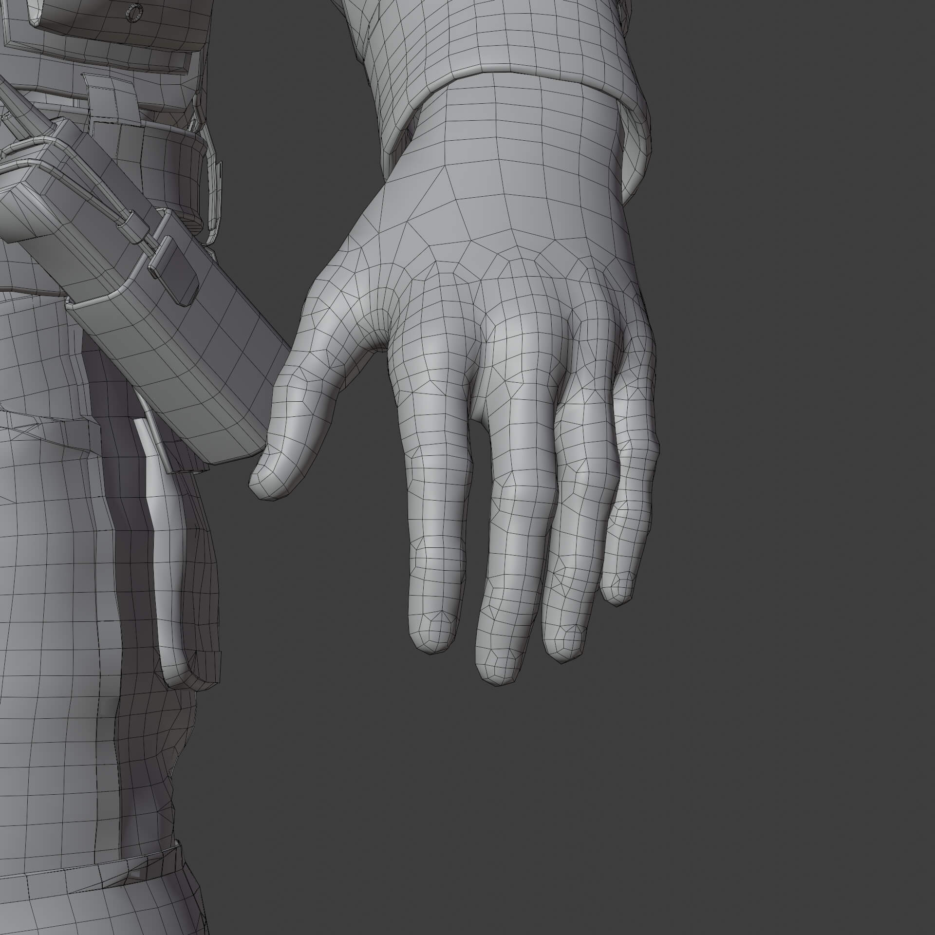 Police Officer Rigged - 3D Model by Spunky 3D