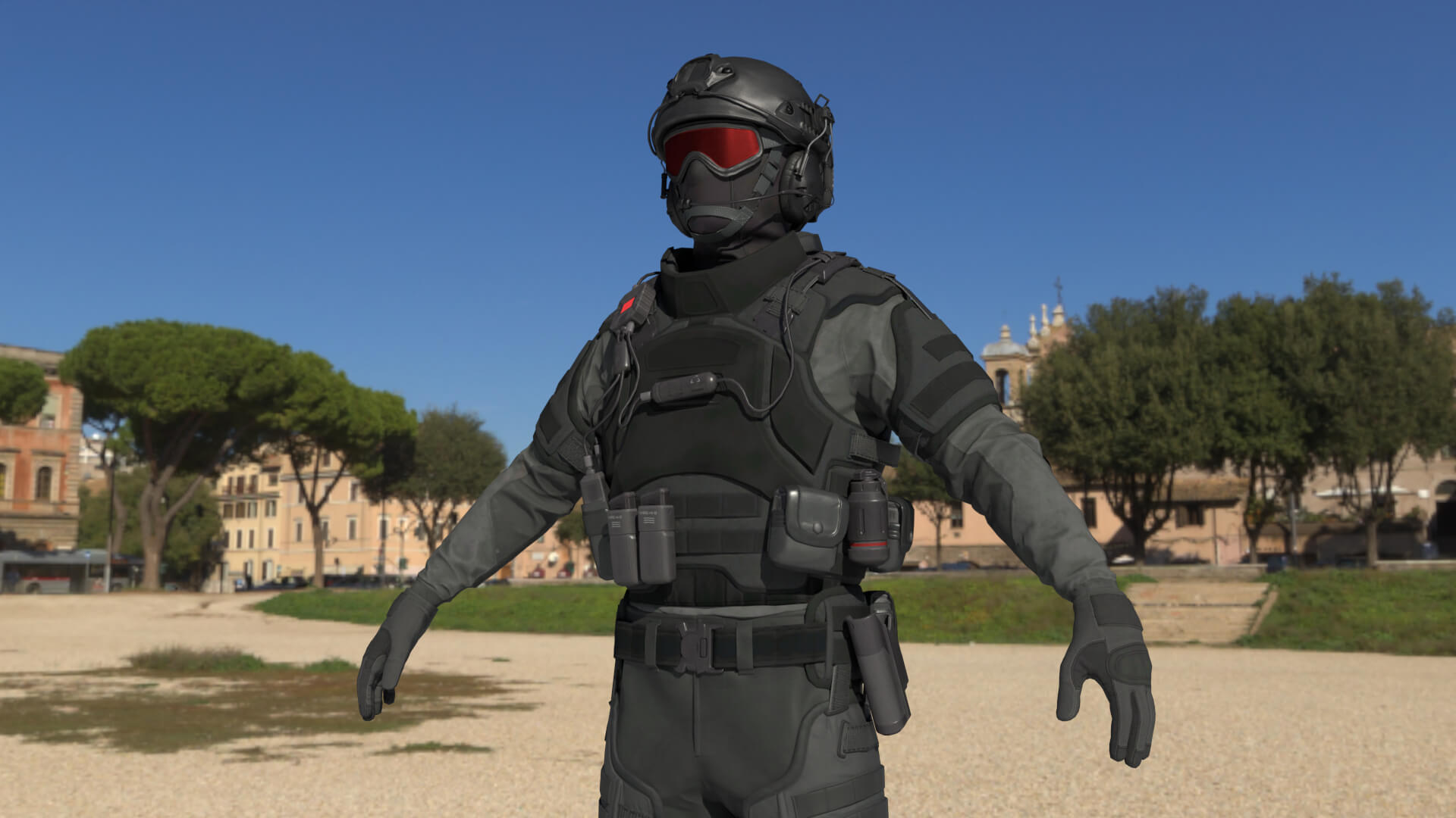 Special Forces Soldier Rigged - 3D Model by Spunky 3D