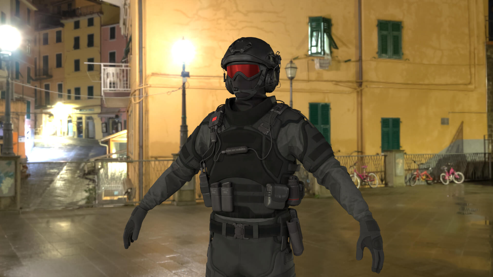 Special Forces Soldier Rigged - 3D Model by Spunky 3D