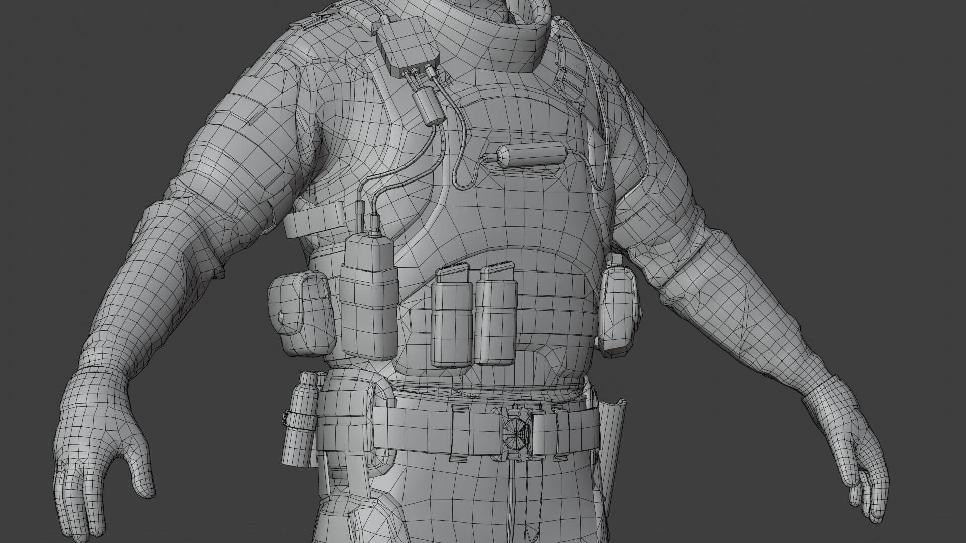 Special Forces Soldier Rigged - 3D Model by Spunky 3D