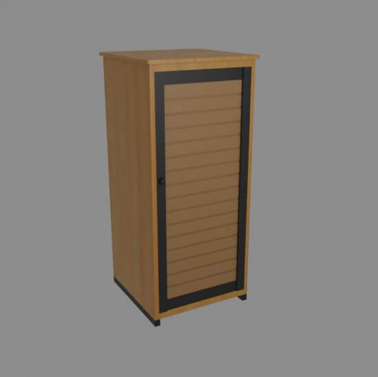 Small Cabinet - 3D Model by SpyOnce