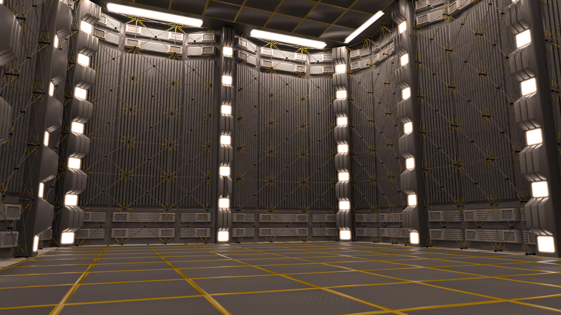 Intrepid Class Holodeck Environment - Free Daz Content by SquarePeg3D