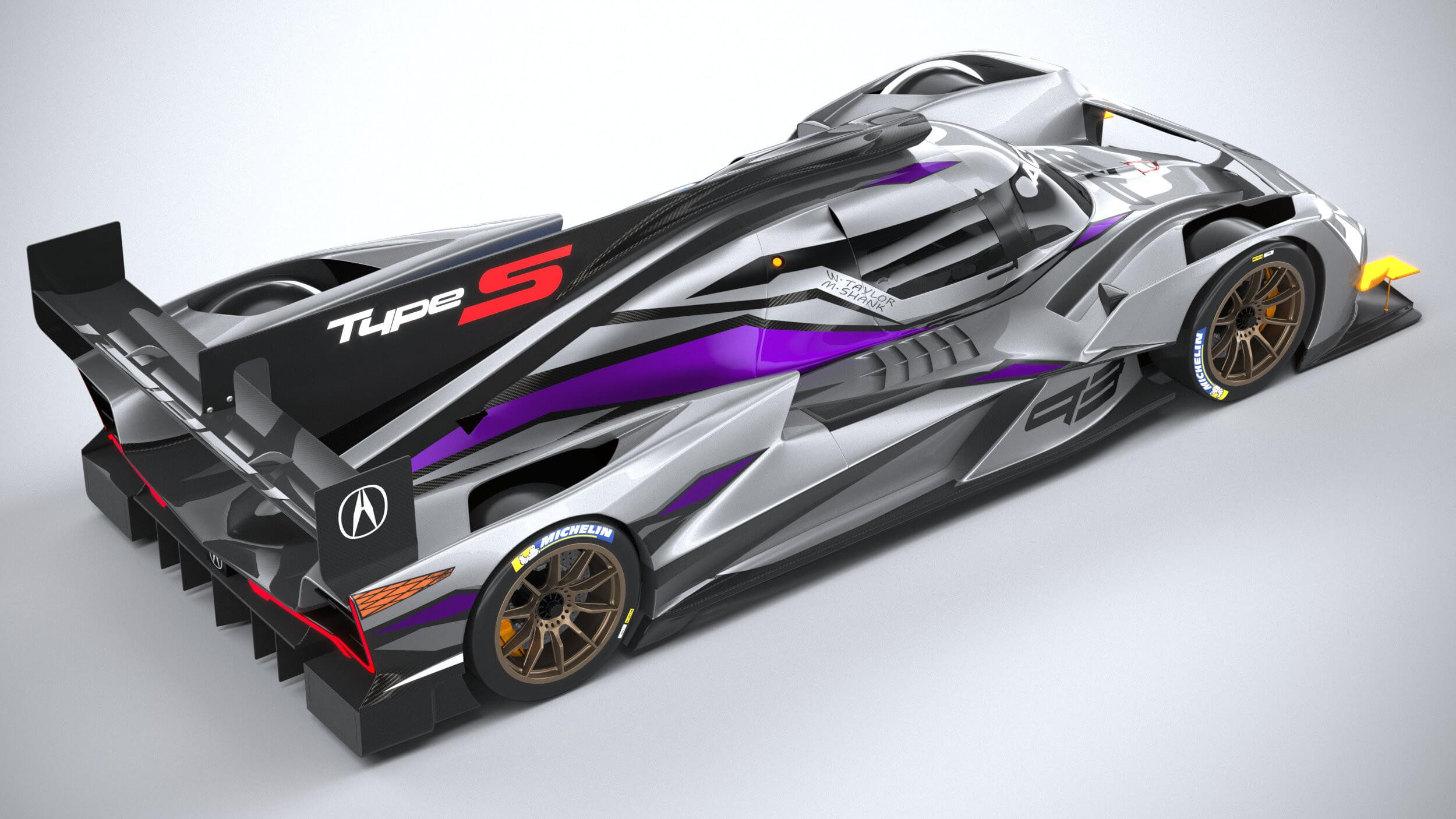 Acura ARX-06 Racecar 2023 3D Model by SQUIR