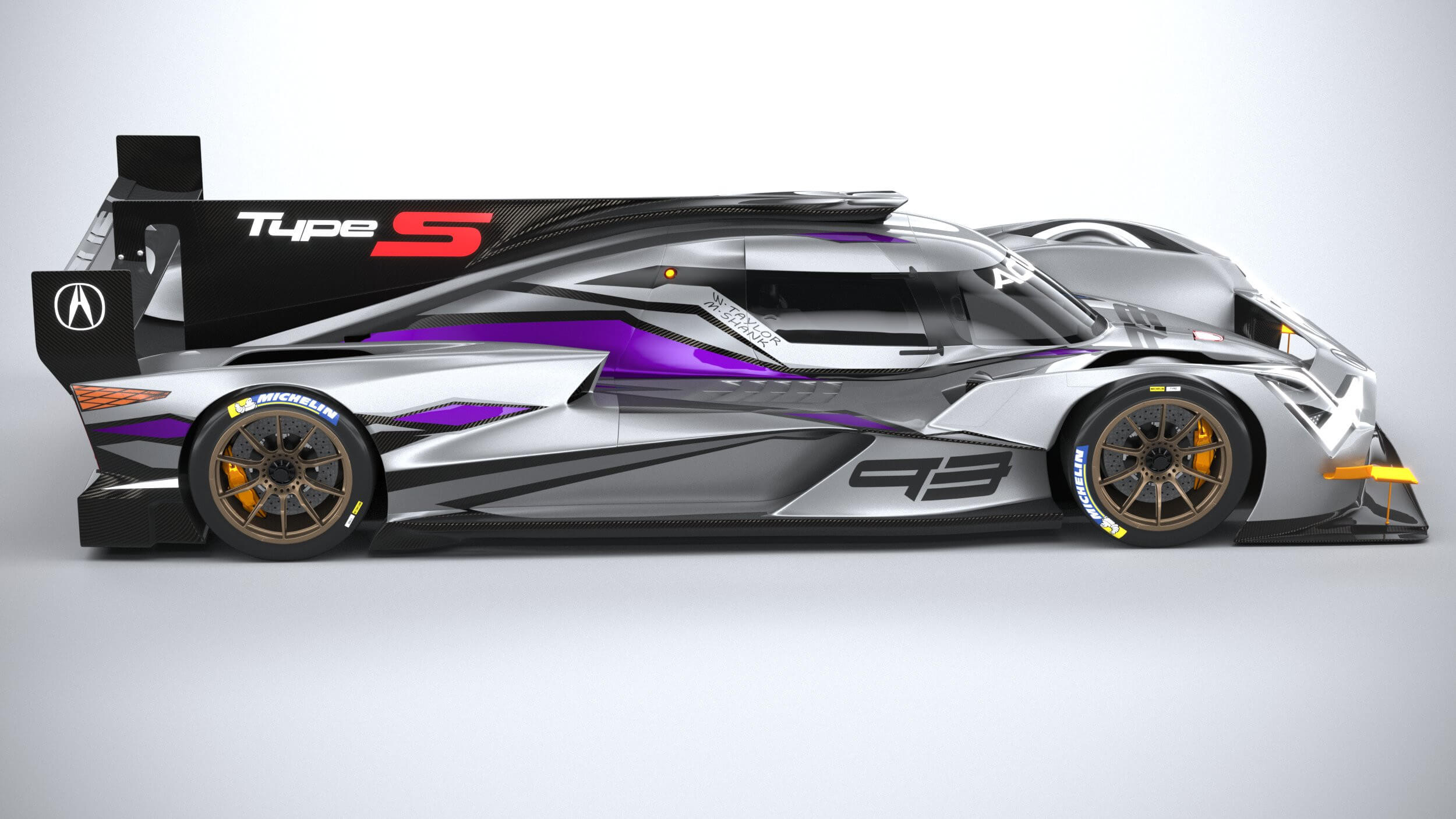 Acura ARX-06 Racecar 2023 3D Model by SQUIR