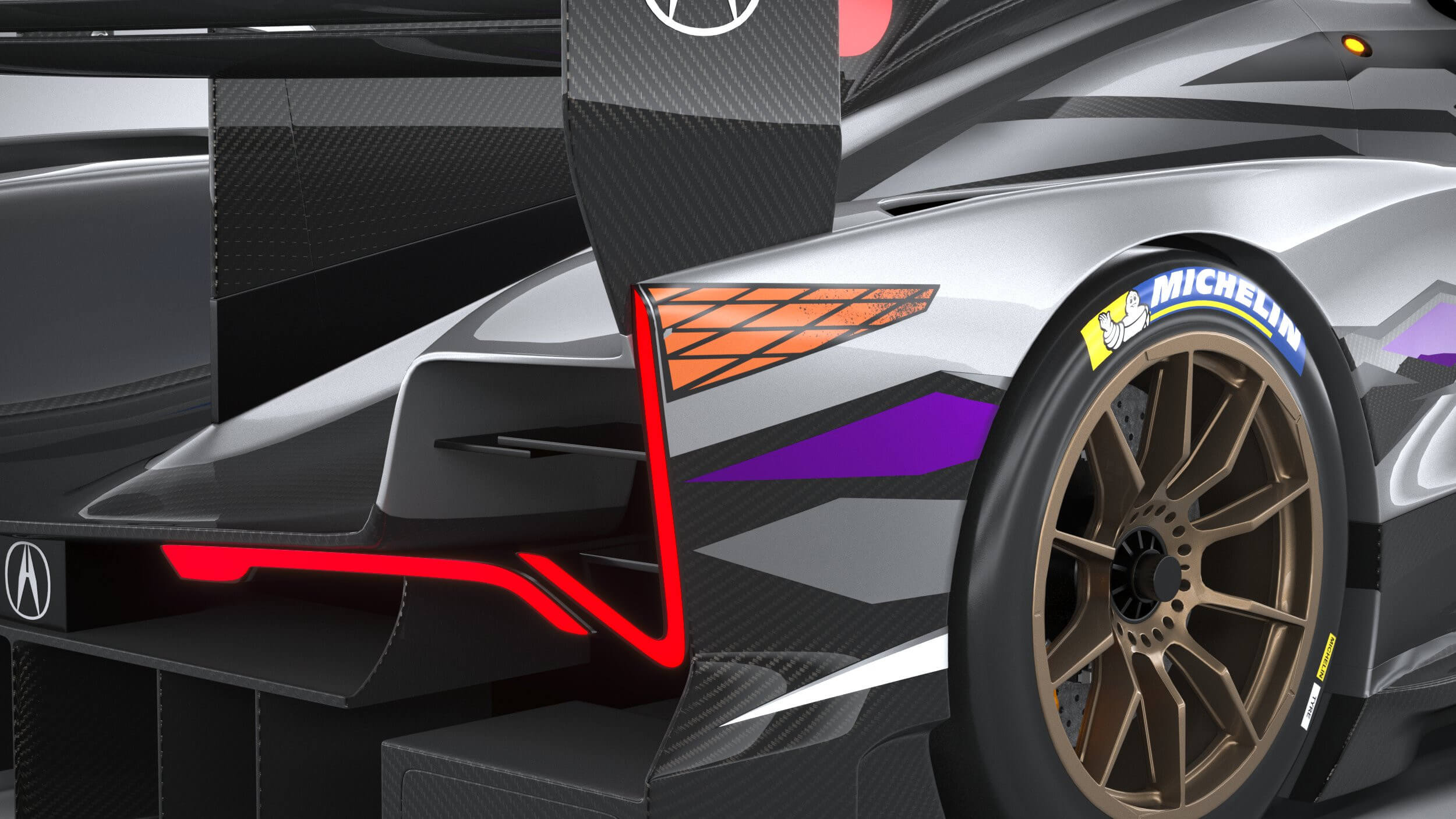 Acura ARX-06 Racecar 2023 3D Model by SQUIR