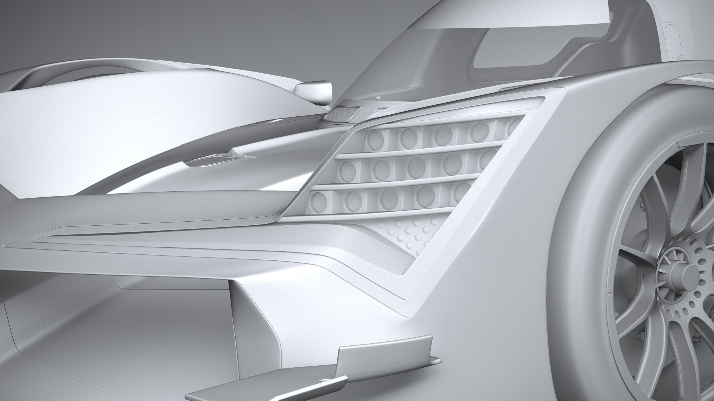 Acura ARX-06 Racecar 2023 3D Model by SQUIR