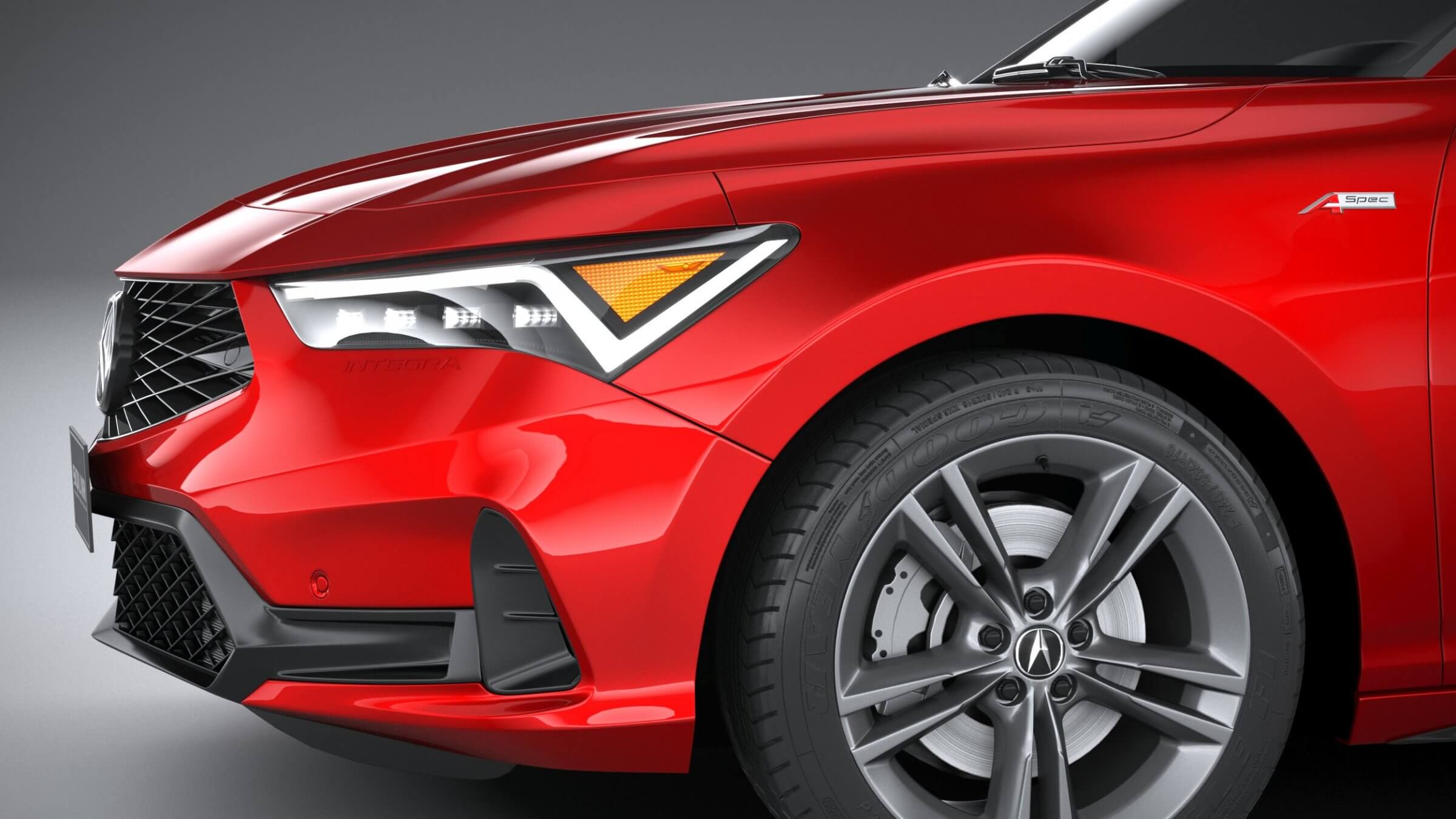 Acura Integra A-Spec 2023 3D Model by SQUIR