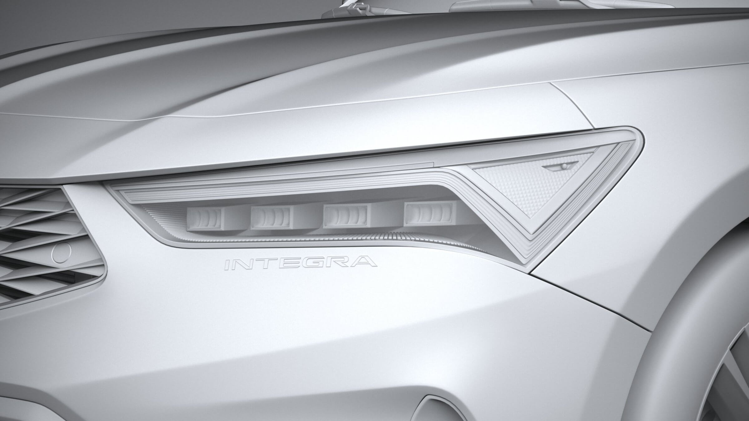 Acura Integra A-Spec 2023 3D Model by SQUIR