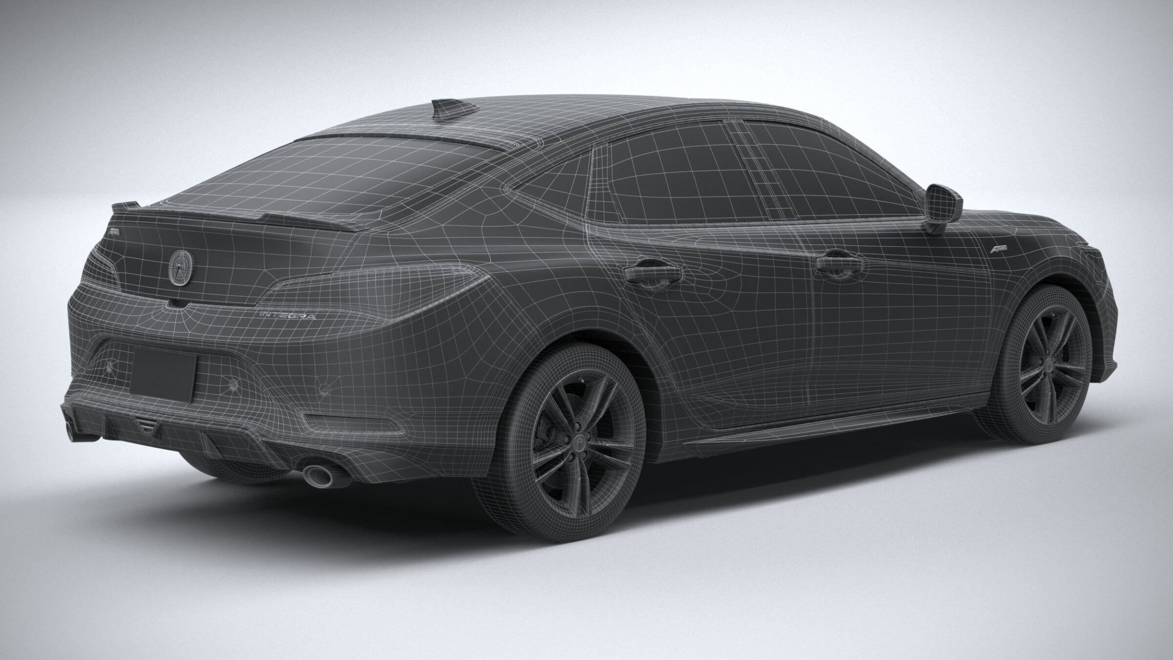 Acura Integra A-Spec 2023 3D Model by SQUIR